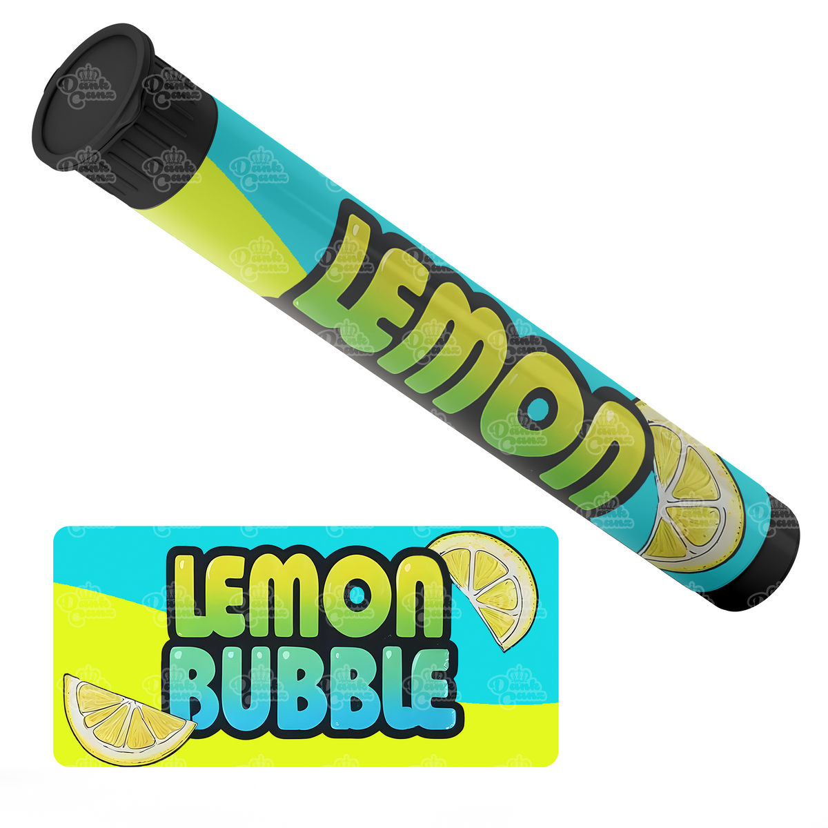 Lemon Bubble Pre Roll Tubes | Empty Doob Tubes | 115mm – DC Packaging