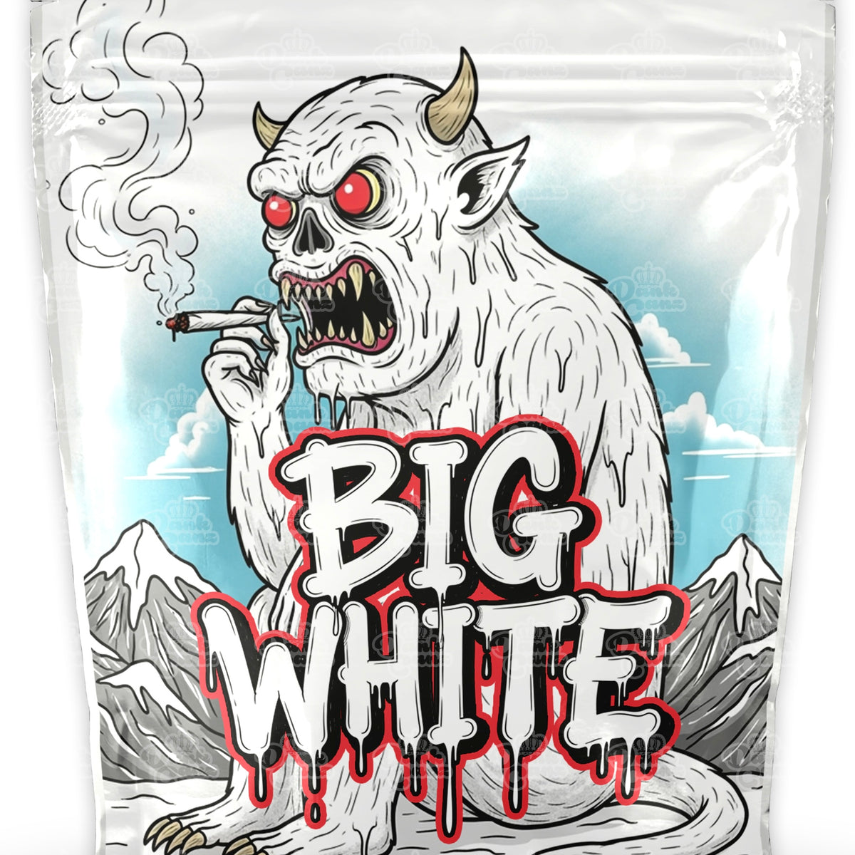 Big White Mylar Bags | cali packz | Empty Packaging Size – DC Packaging