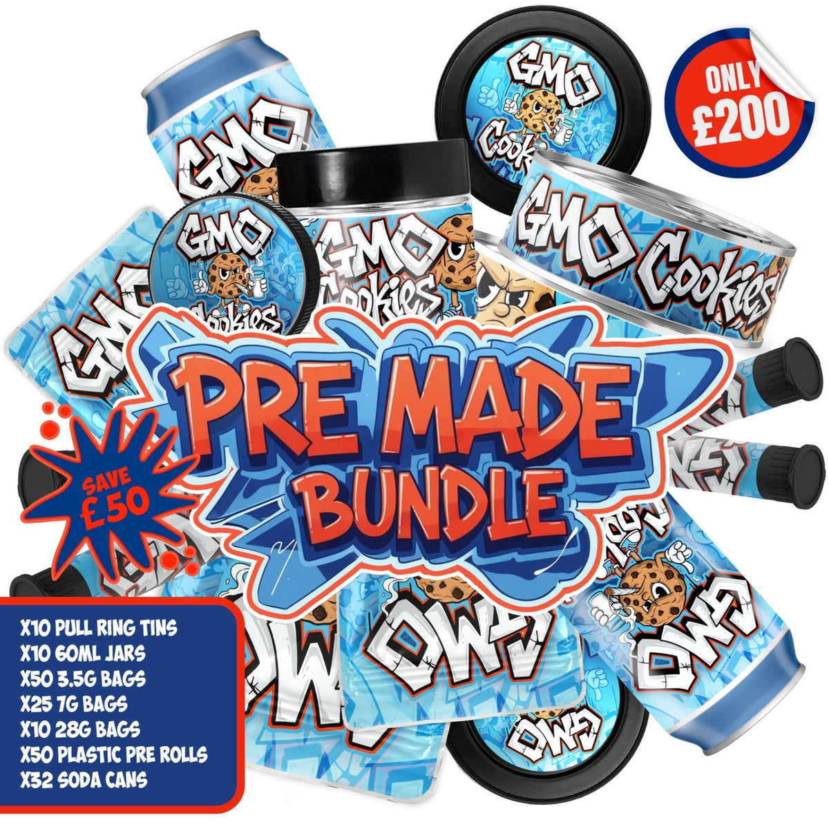 Pre Made Cali Packaging Bundle