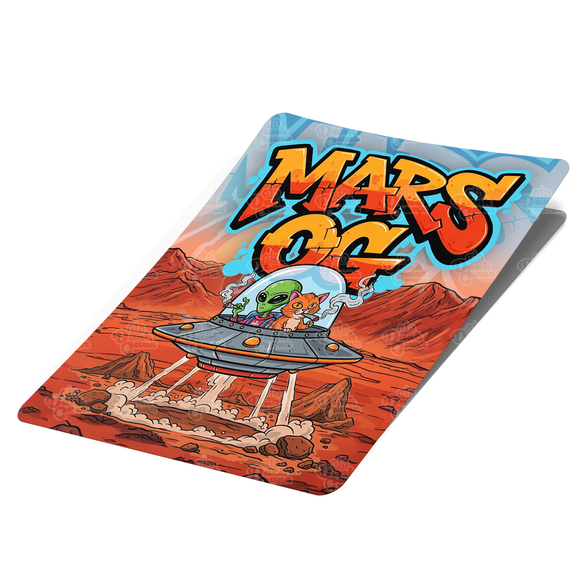Mars OG Mylar Bag Labels | Cali Labels | Strain Labels – DC Packaging