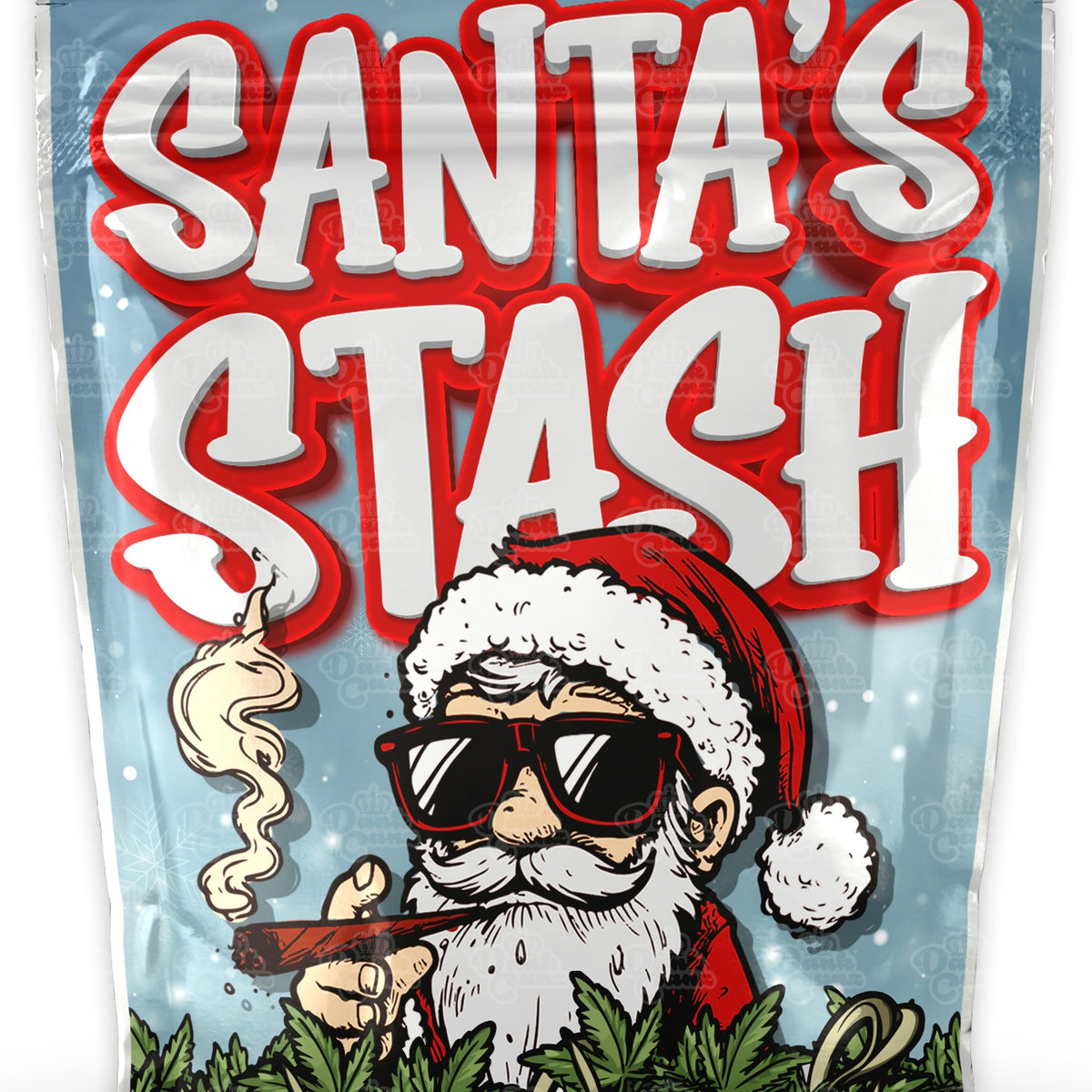 Santa’s Stash Mylar Bags | Cali Packs | Empty Packaging Size – DC Packaging