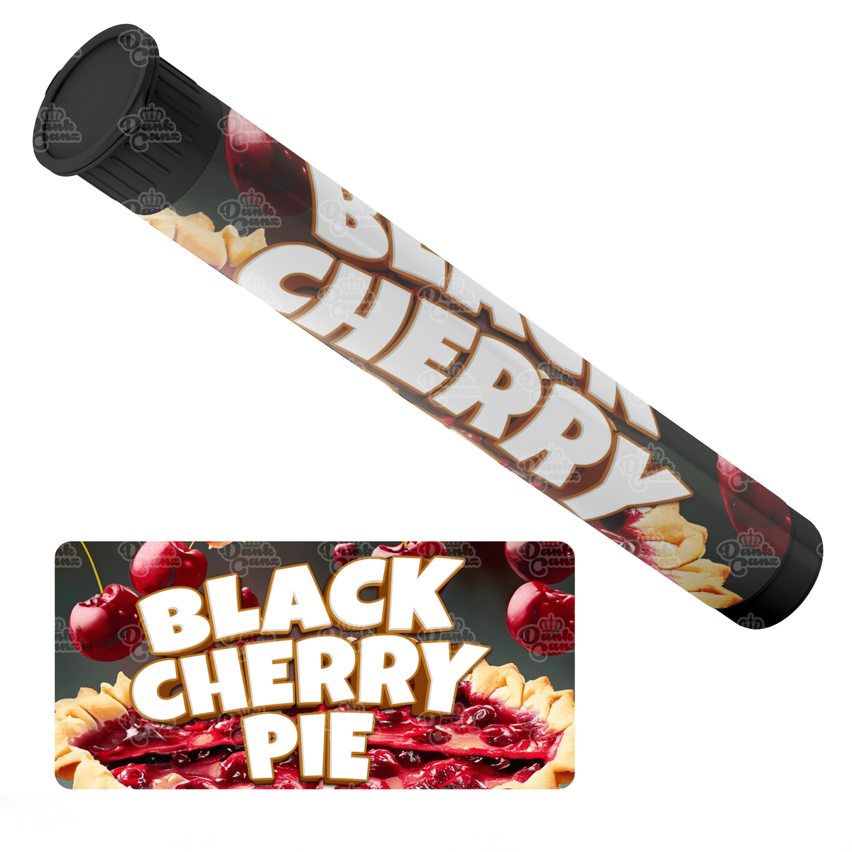 Black Cherry Pie Pre Roll Tubes | Empty Doob Tubes | 115mm