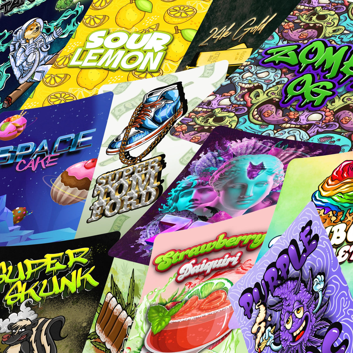 Strain Labels | Mylar Bag Labels | CBD Labels | Cali Labels | Canna ...