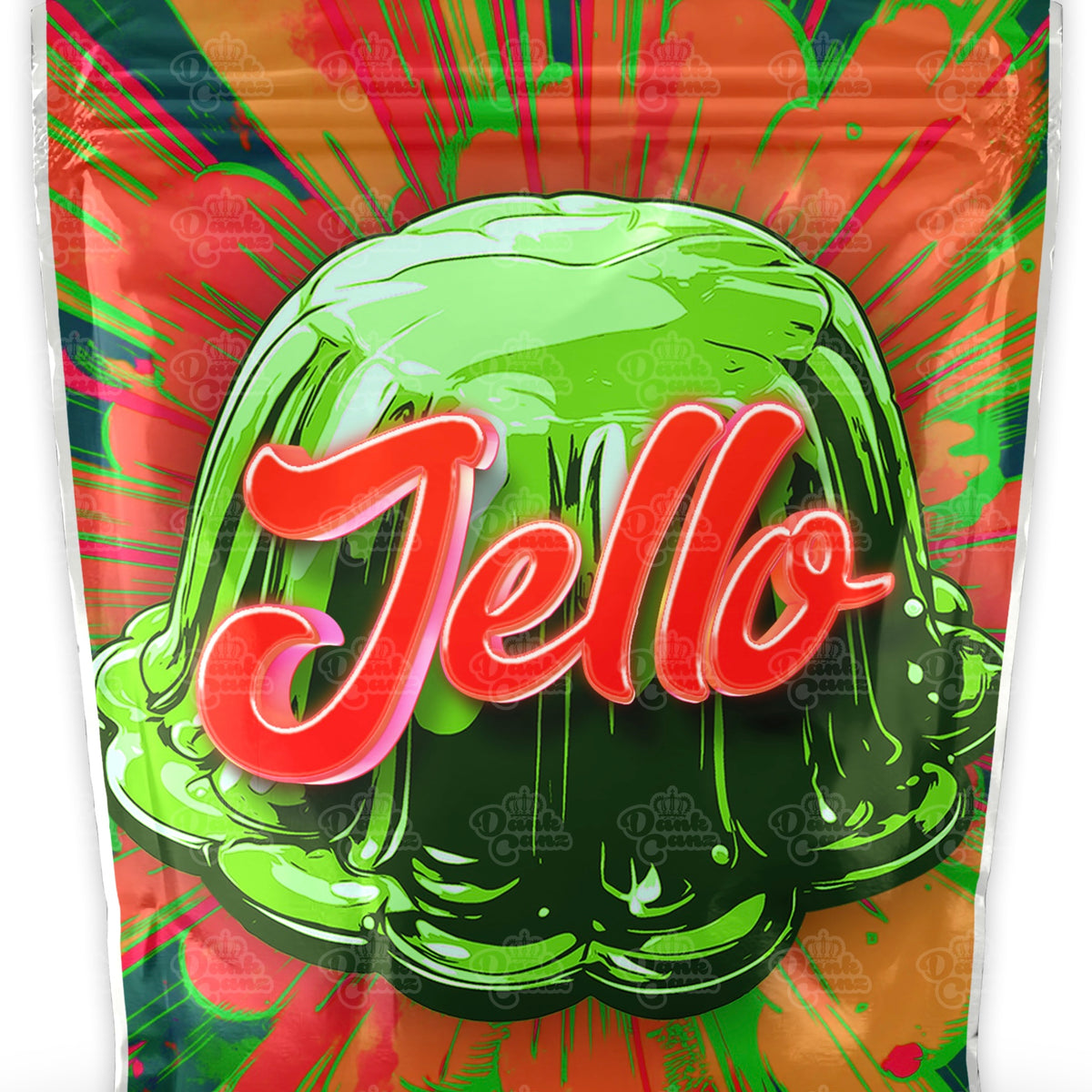 Jello Mylar Bags | cali packz | Empty Packaging Size