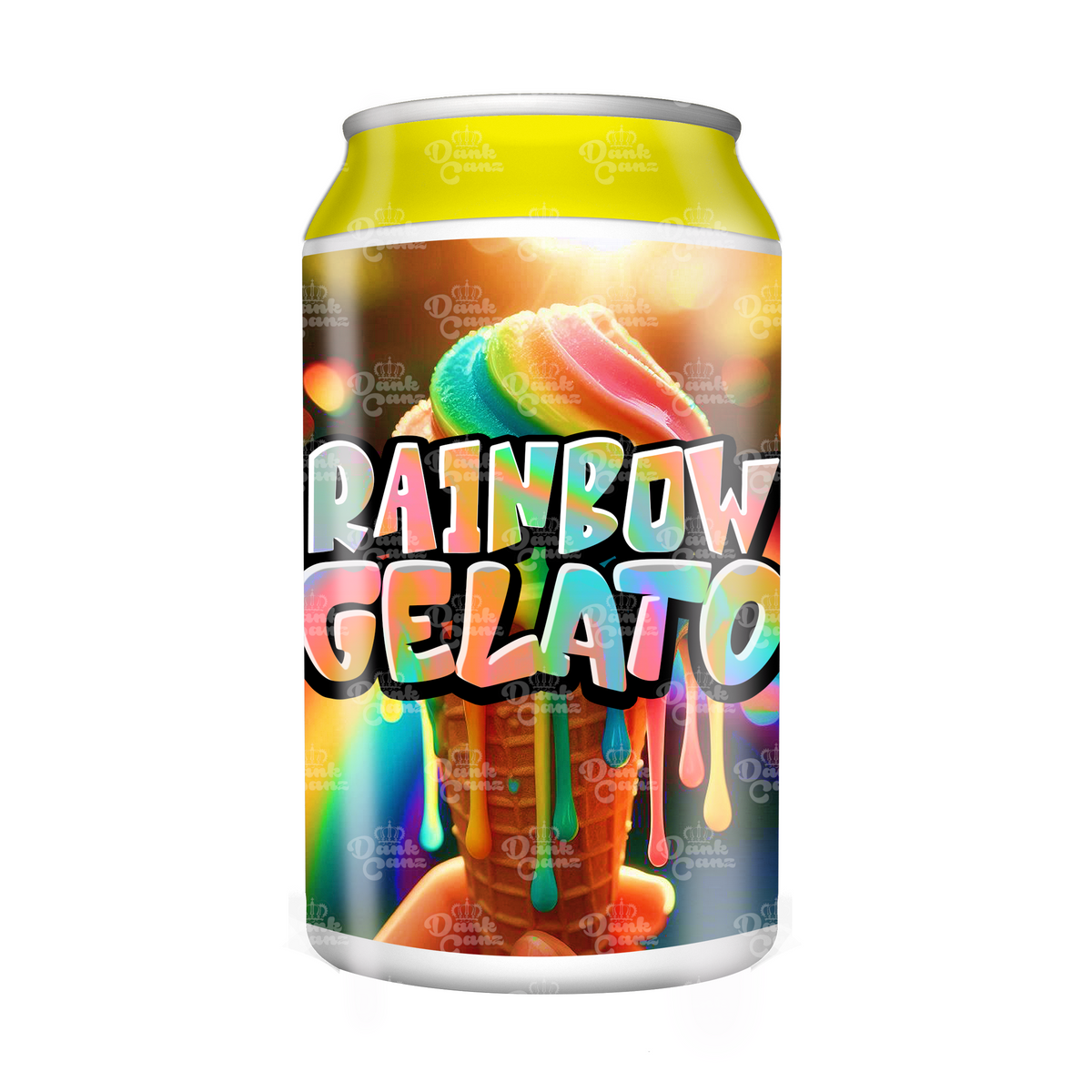 Rainbow Gelato 3.5g Cali Style Plastic Soda Cans | Cali Packaging – DC ...