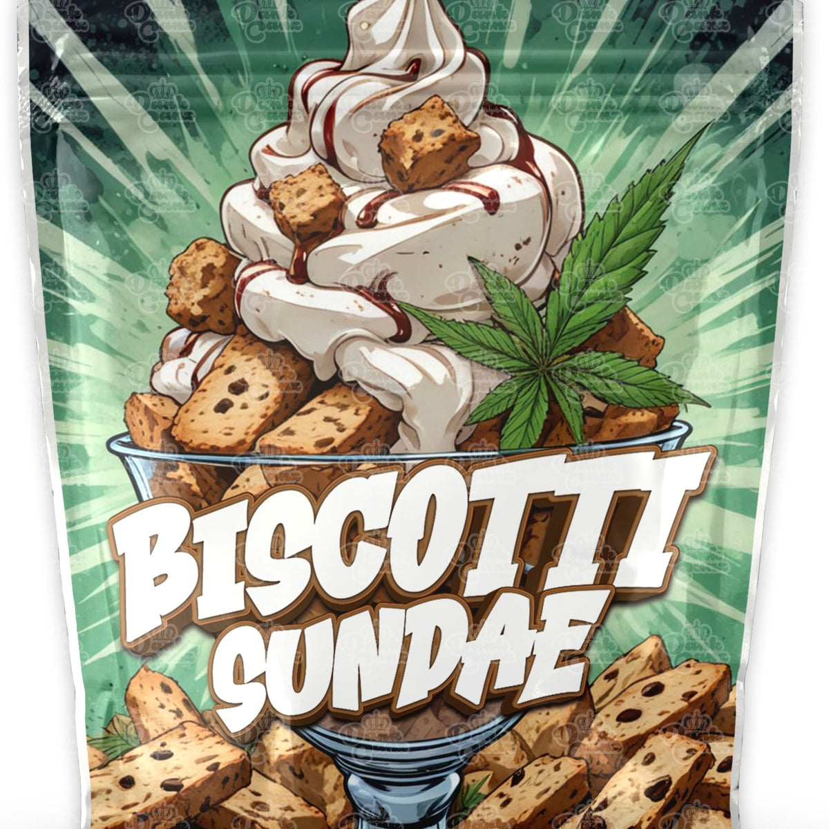 Biscotti Sundae Mylar Bags | Cali Packs | Empty Packaging Size – DC ...