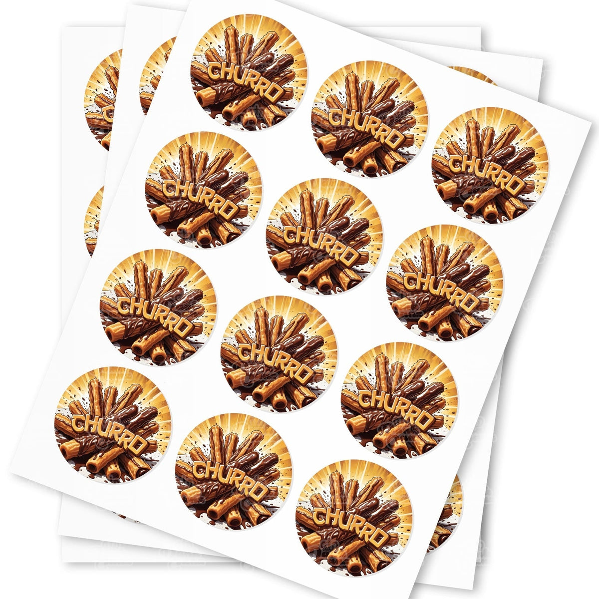 Churro Strain Stickers | Premium Custom Stickers – DC Packaging