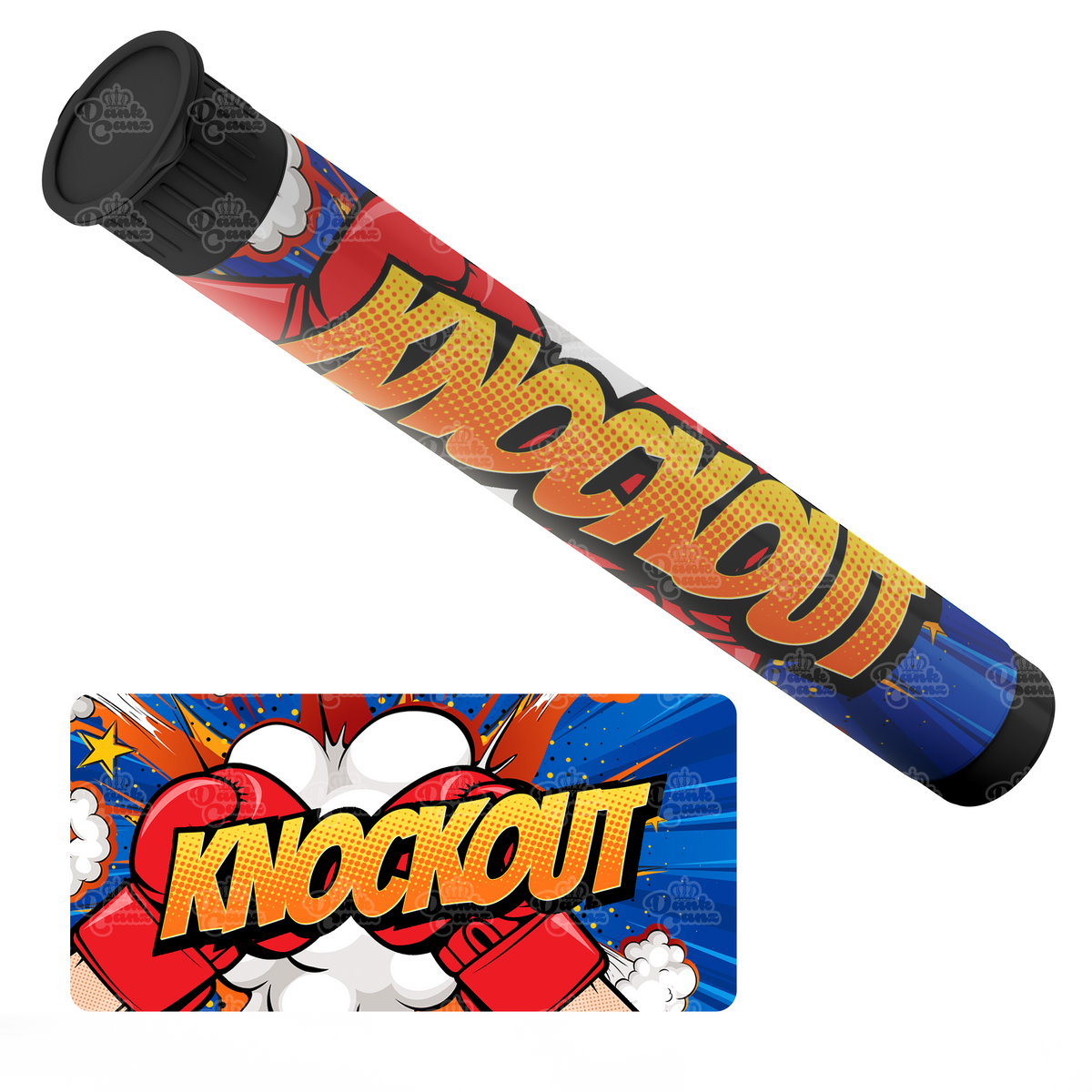 Knockout Pre Roll Tubes | Empty Doob Tubes | 115mm – DC Packaging