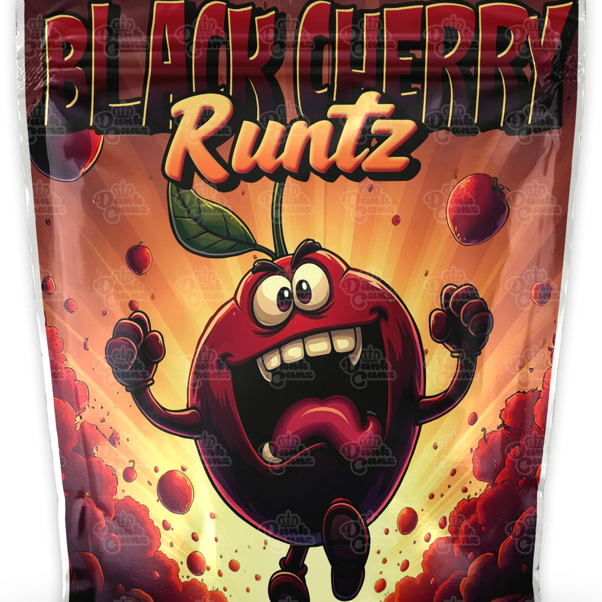Black Cherry Runtz Mylar Bags | cali packz | Empty Packaging Size