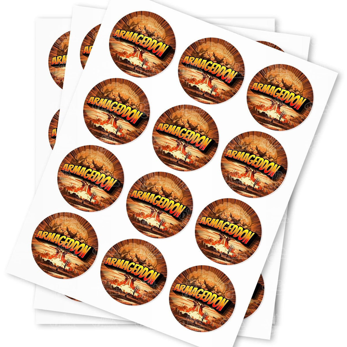 Armageddon Strain Stickers – DC Packaging