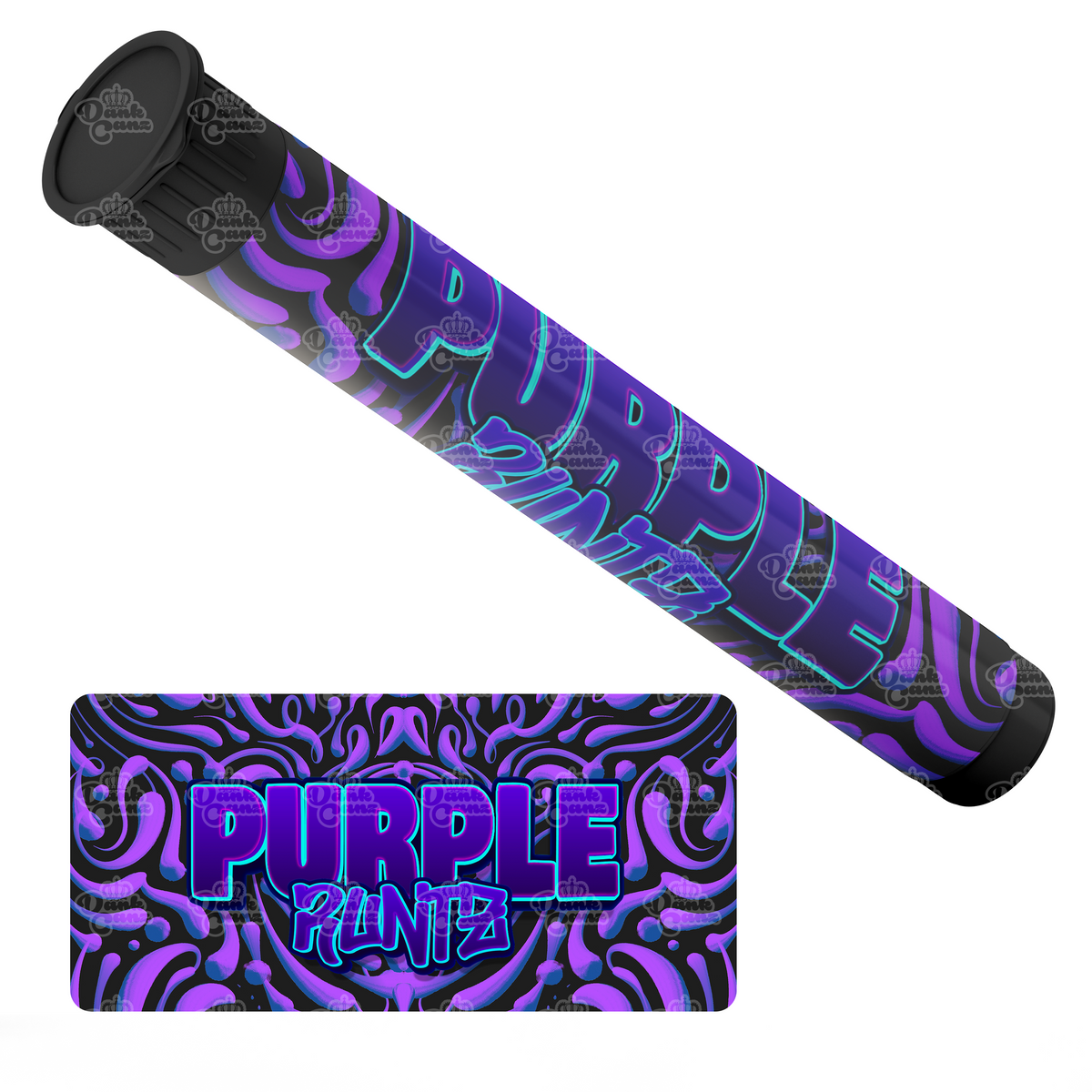 Purple Runtz Pre Roll Tubes | Empty Doob Tubes | 115mm – DC Packaging