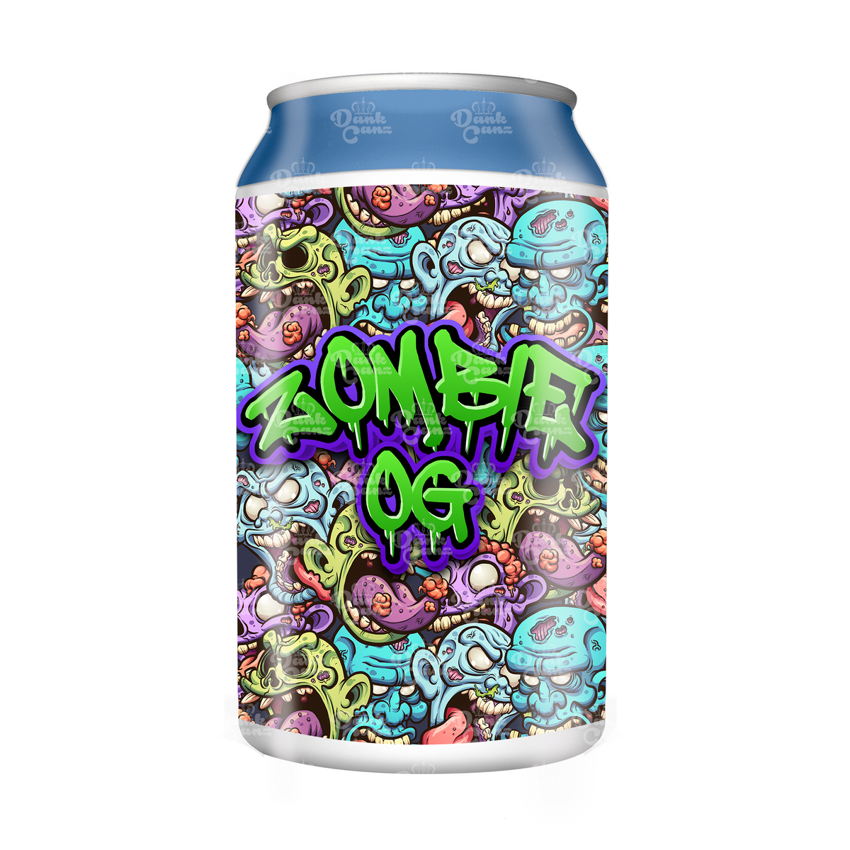 Zombie OG 3.5g Cali Style Plastic Soda Cans | Cali Packaging – DC Packaging