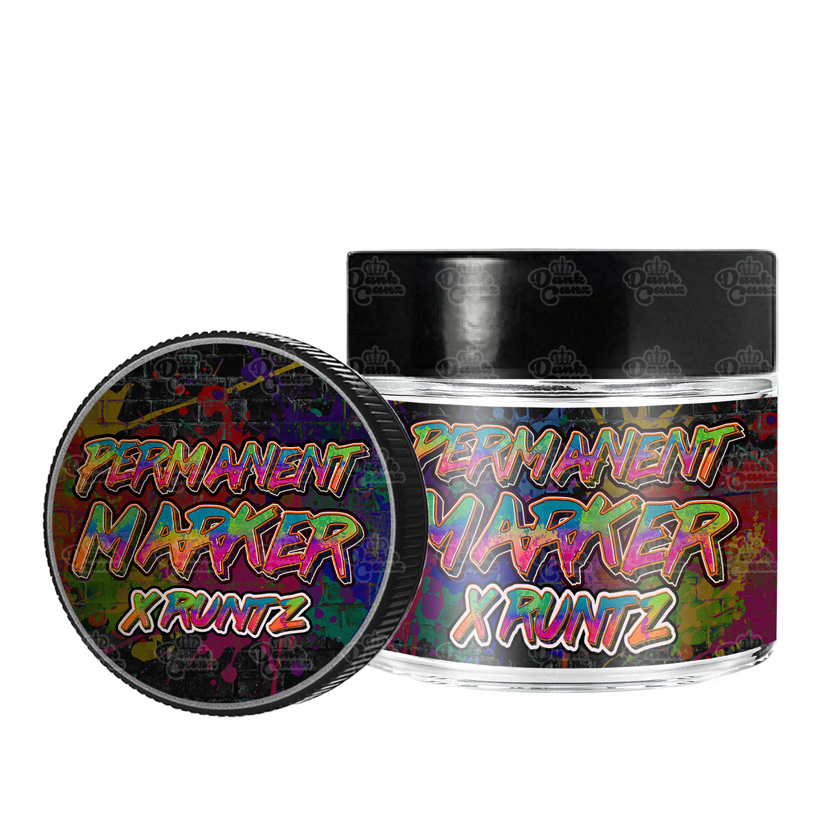 Permanent Marker x Runtz 3.5g Glass Jars | 60ml Cali Jars – DC Packaging