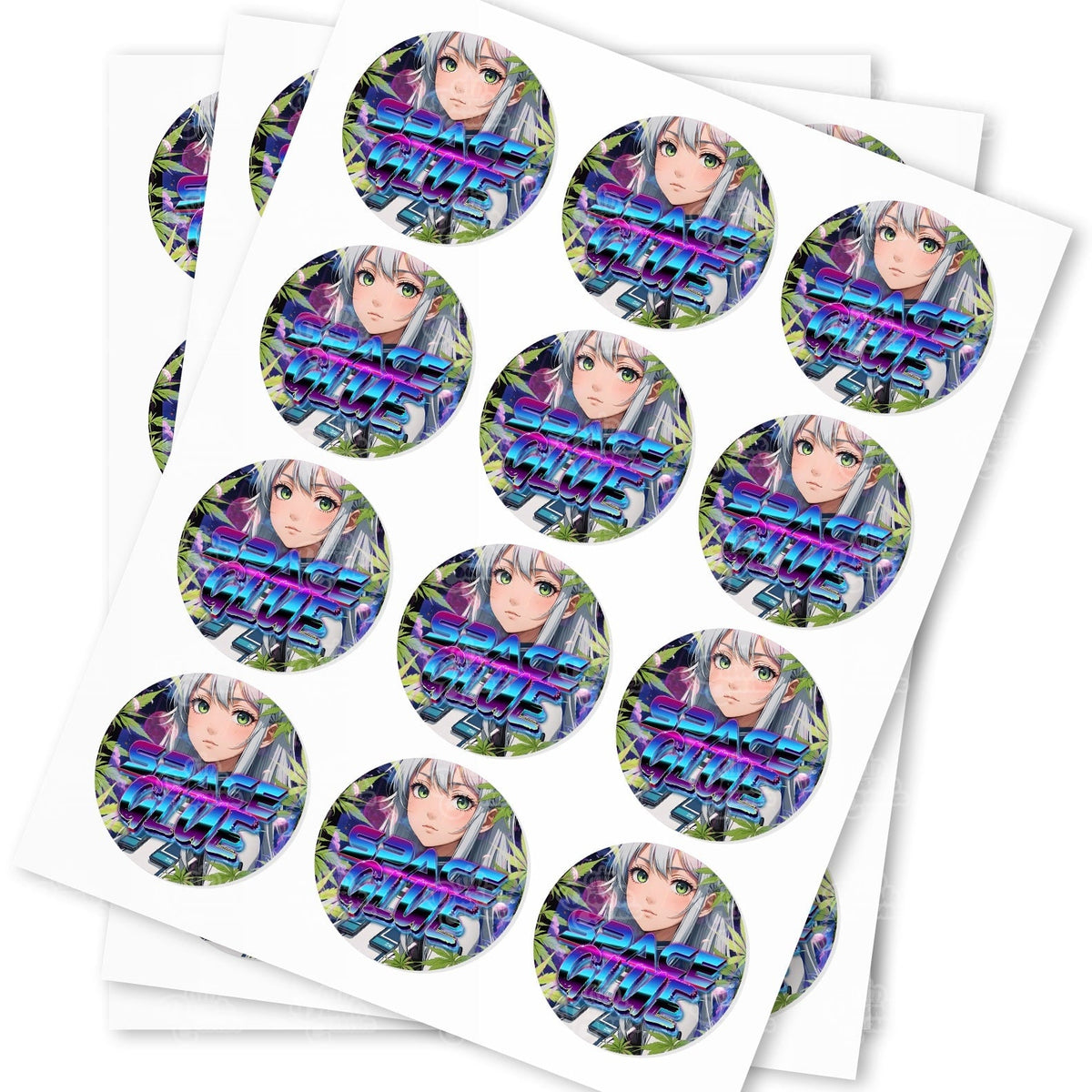 Space Glue Strain Stickers | Premium Custom Stickers