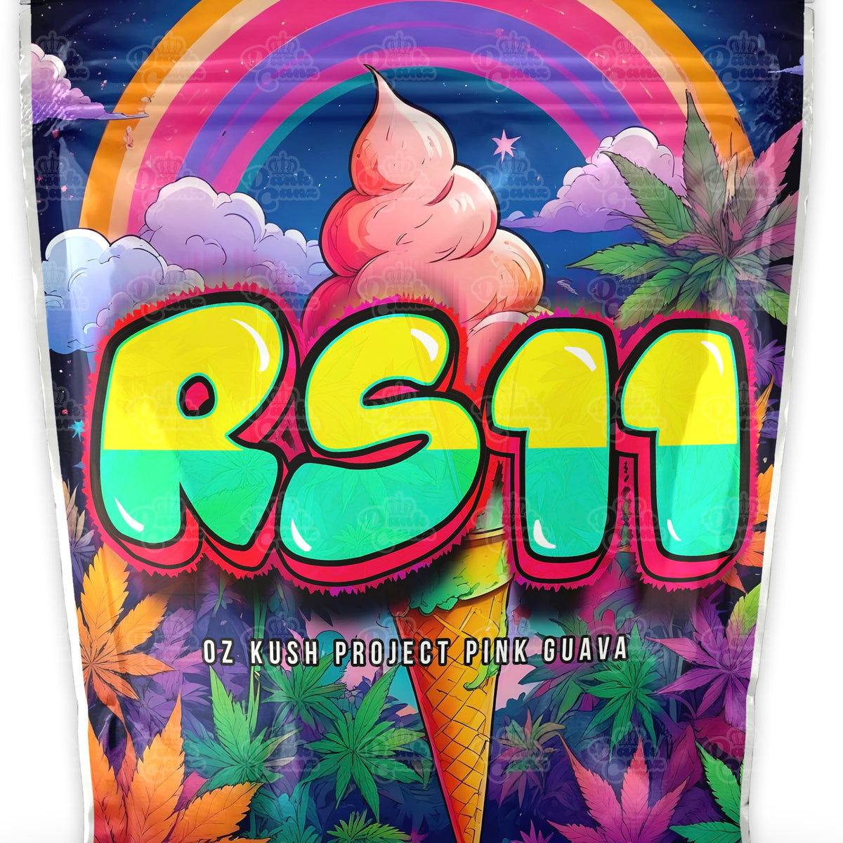 RS11 Mylar Bags | Cali Packs | Empty Packaging Size – DC Packaging