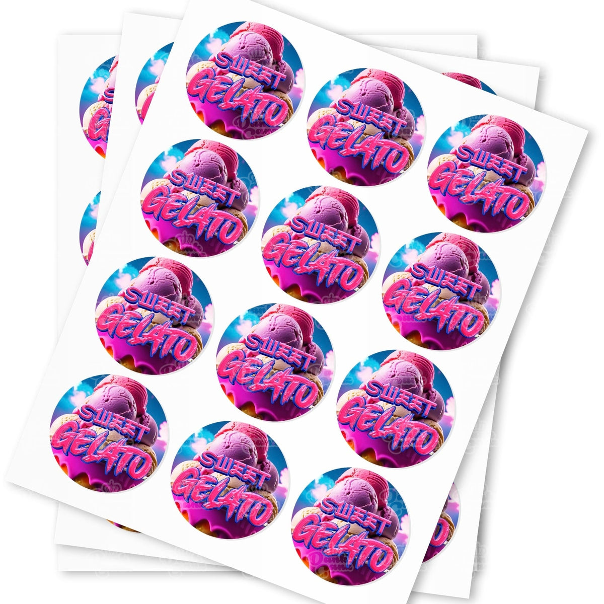 Sweet Gelato Strain Stickers | Premium Custom Stickers – DC Packaging