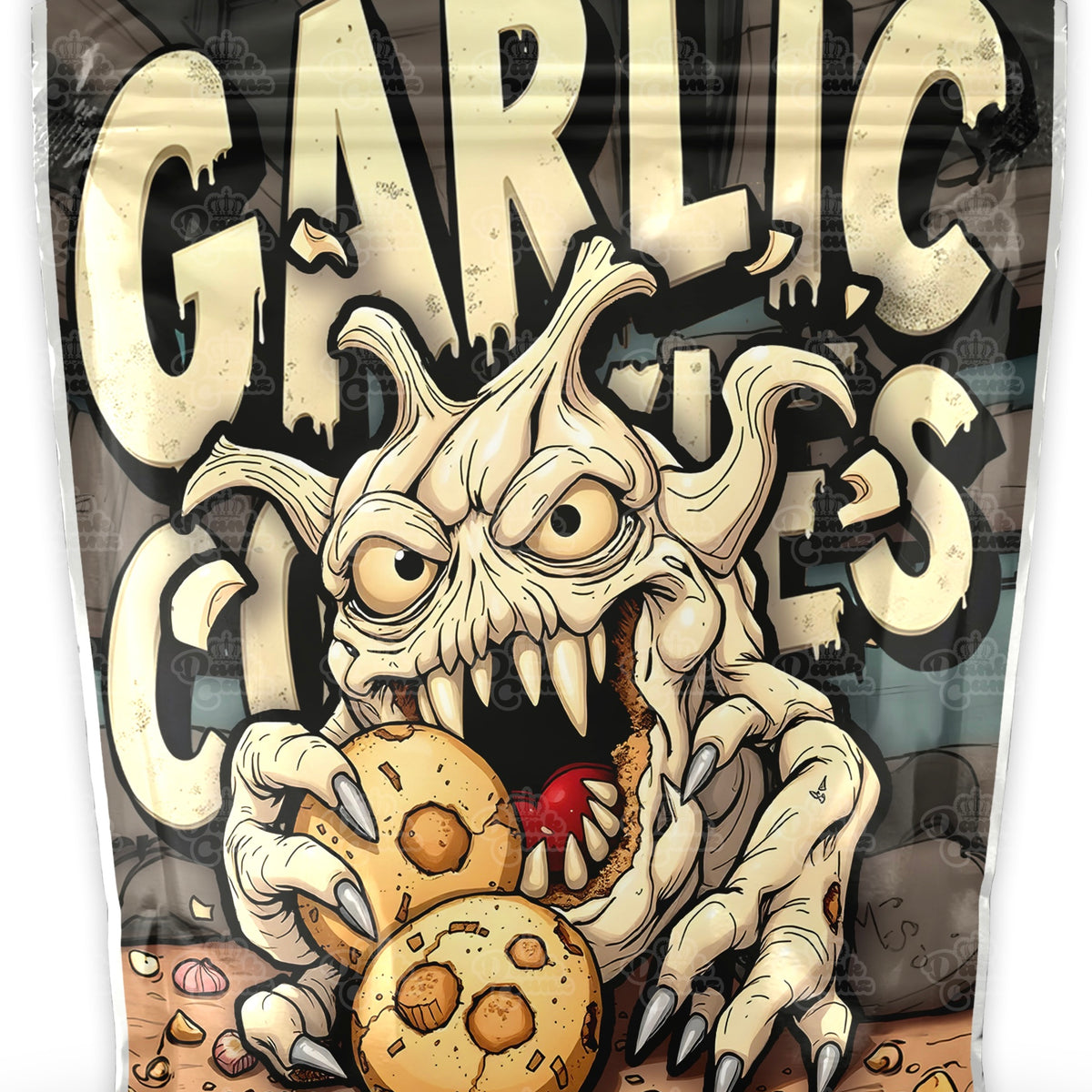 Garlic Cookies Mylar Bags | Cali Packs | Empty Packaging Size – DC ...