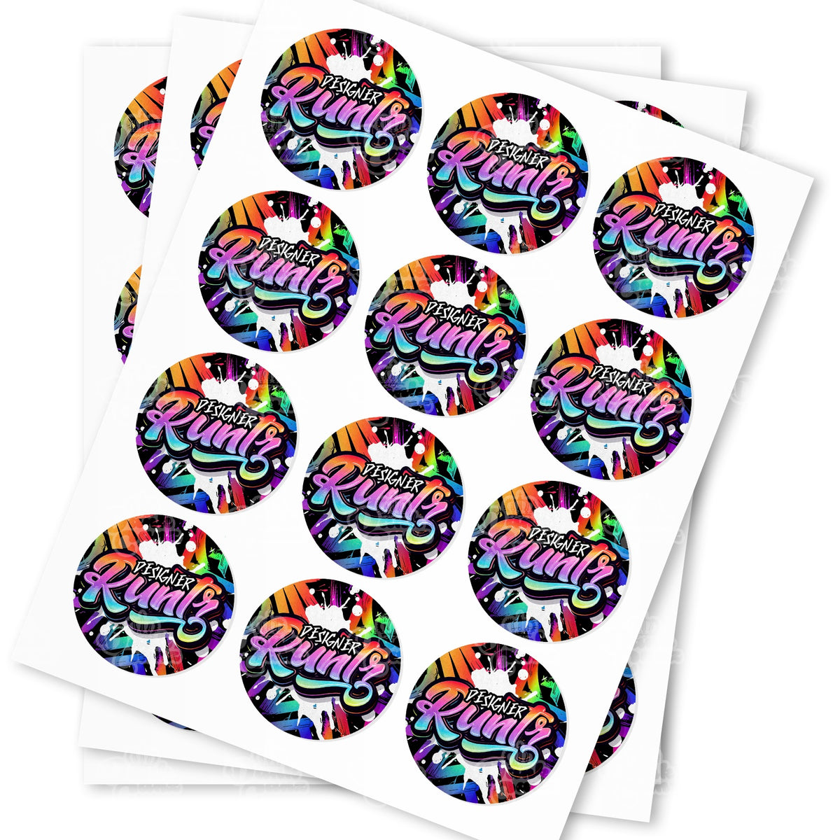 Designer Runtz Strain Stickers | Strain Labels