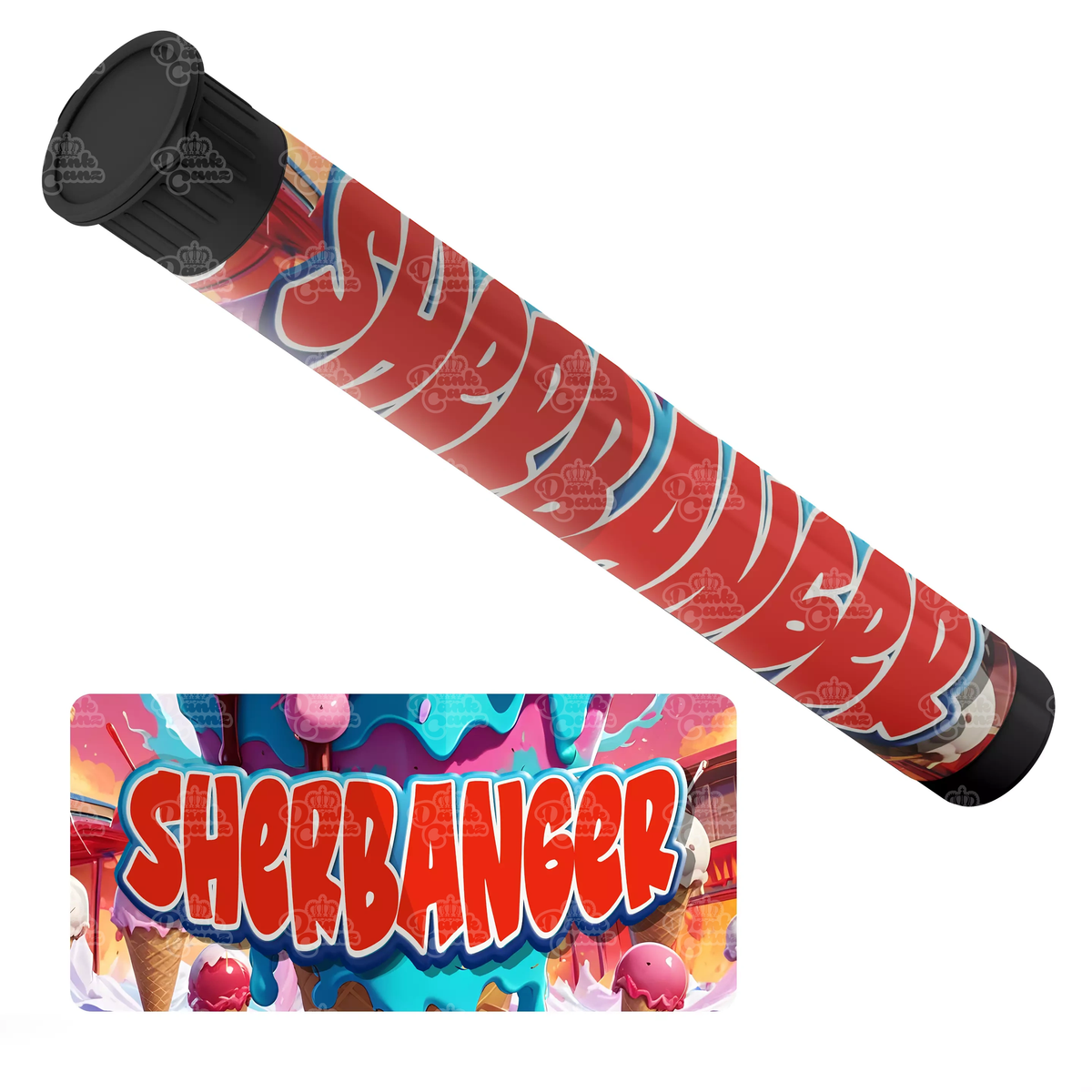 Sherbanger Pre Roll Tubes | Empty Doob Tubes | 115mm – DC Packaging
