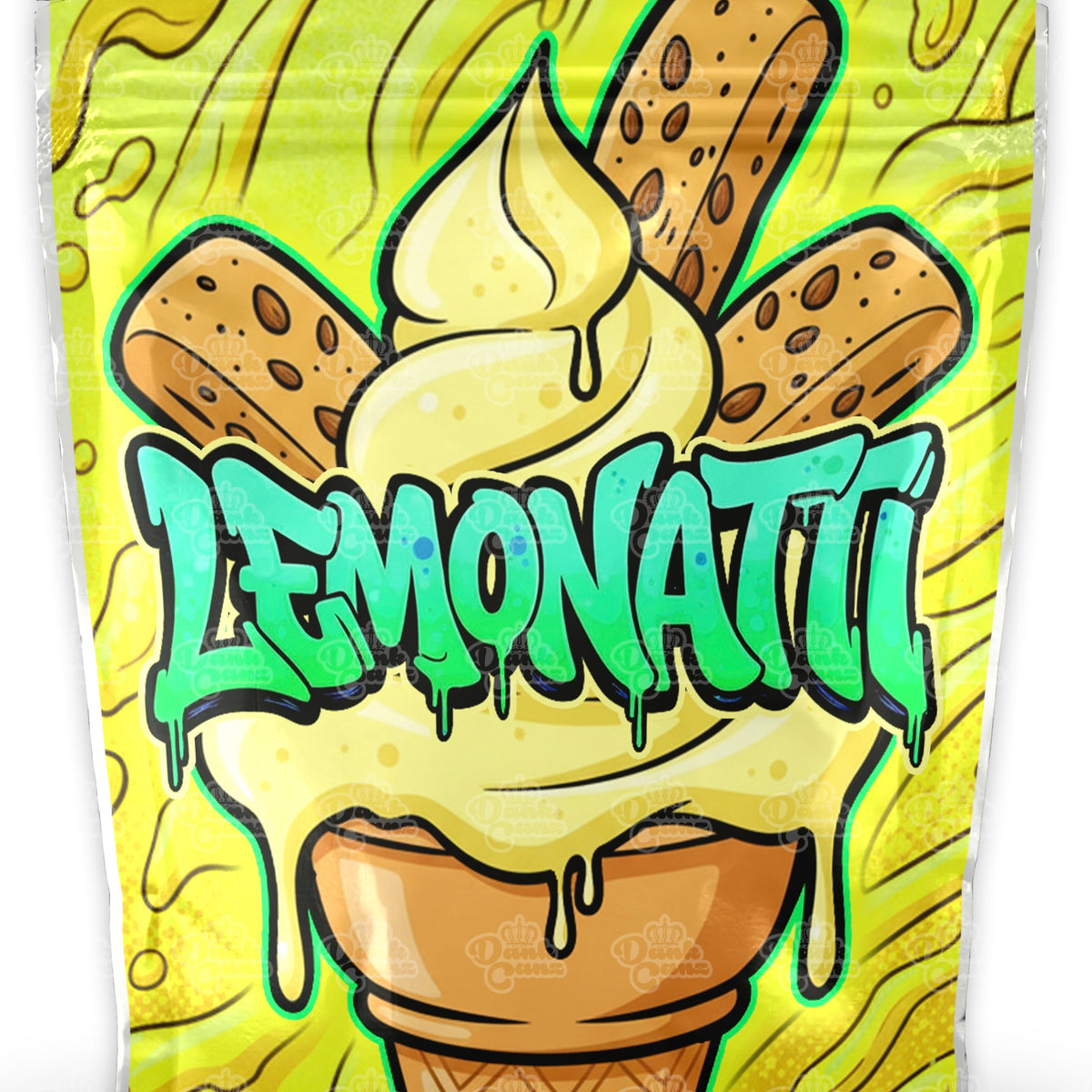 Lemonatti Mylar Bags | cali packz | Empty Packaging Size