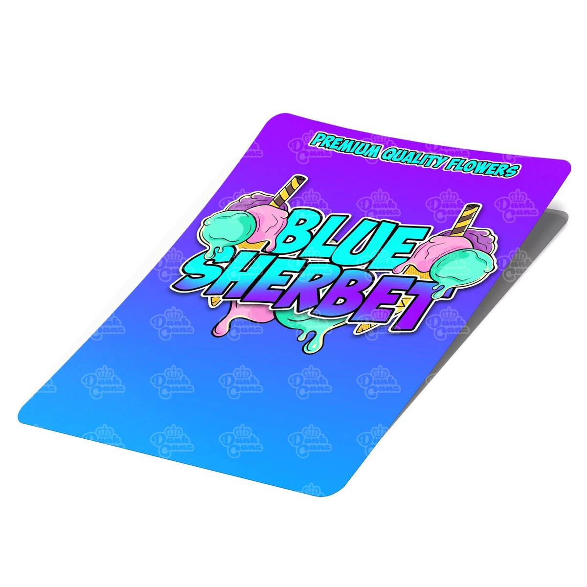 Blue Sherbet Mylar Bag Labels | Cali Labels | Strain Labels – DC Packaging