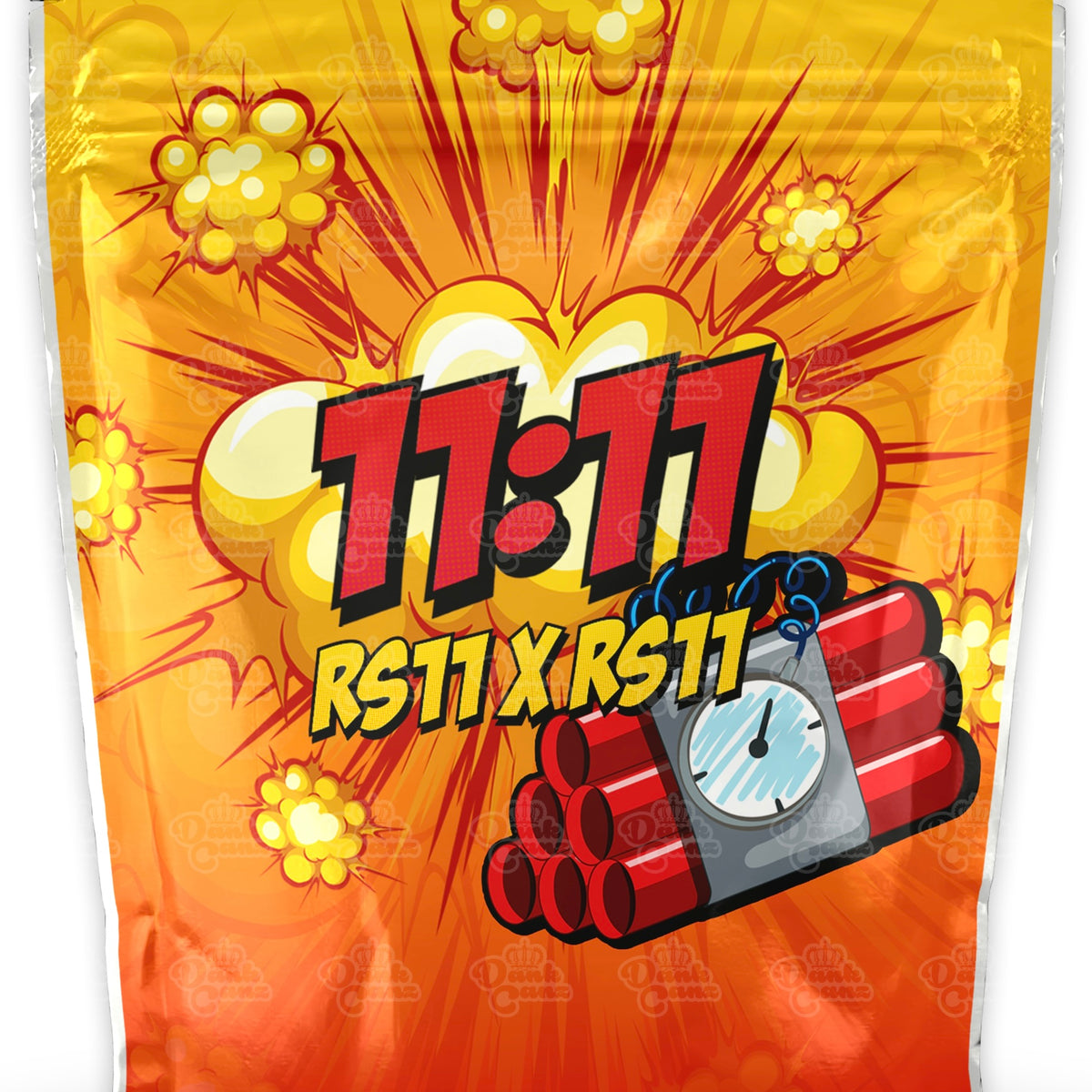 RS11 x RS11 Mylar Bags | Cali Packs | Empty Packaging Size – DC Packaging