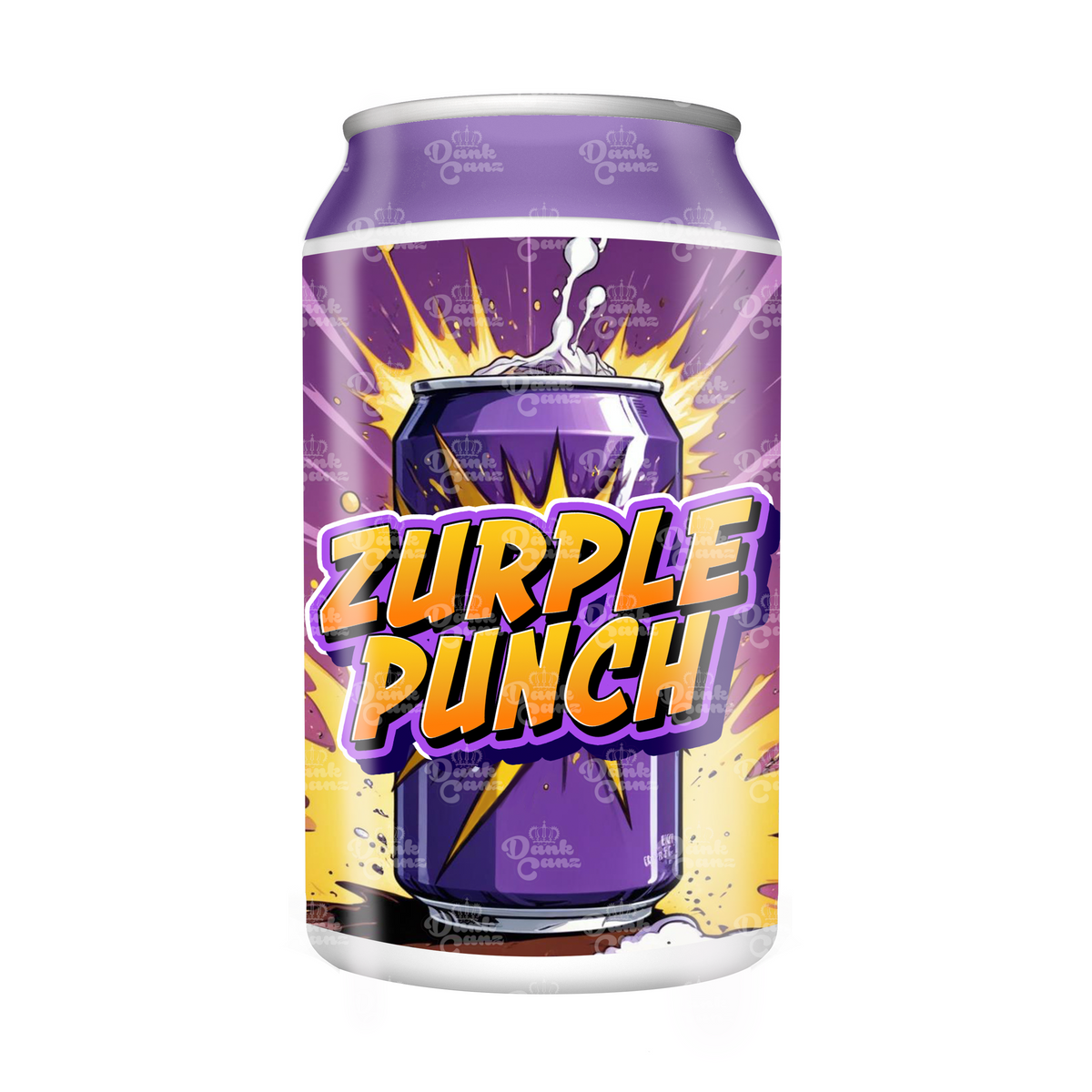 Zurple Punch 3.5g Cali Style Plastic Soda Cans | Cali Packaging – DC ...
