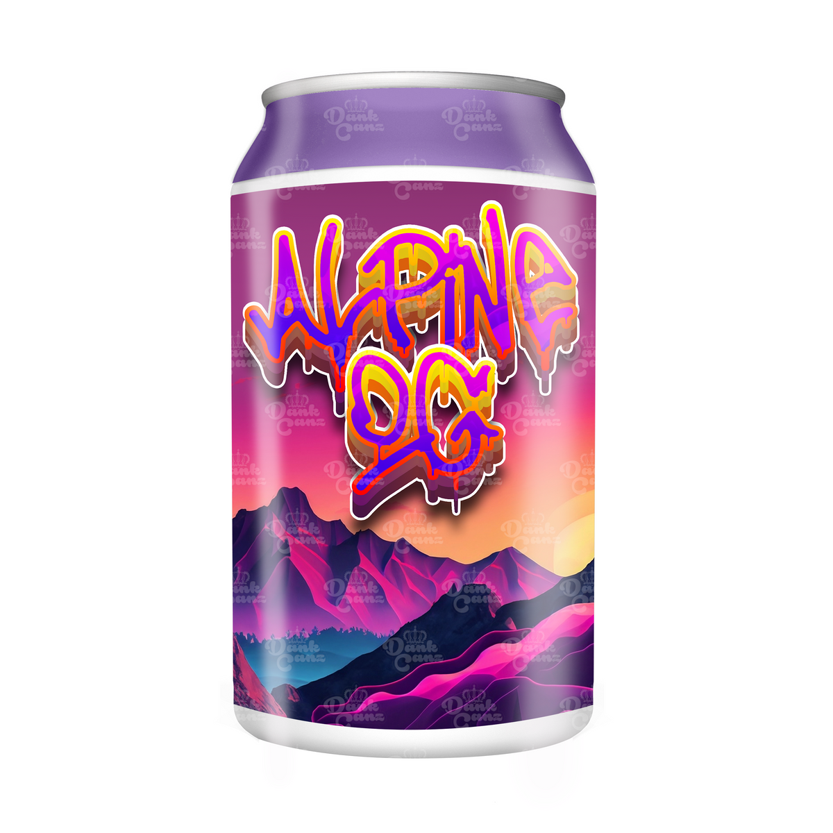 Alpine OG 3.5g Cali Style Plastic Soda Cans | Cali Packaging – DC Packaging