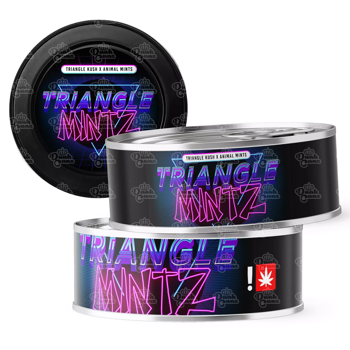 Triangle Mintz 3.5g Self Seal Tins - Pressitins - Cali Tins – DC Packaging