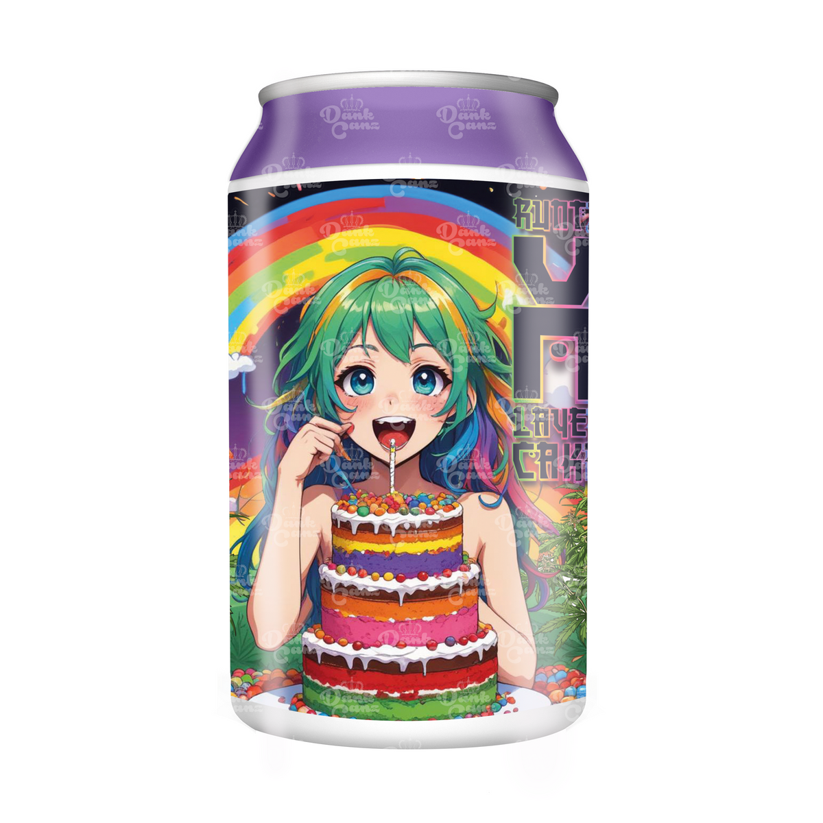 Runtz x Layer Cake 3.5g Cali Style Plastic Soda Cans | Cali Packaging ...