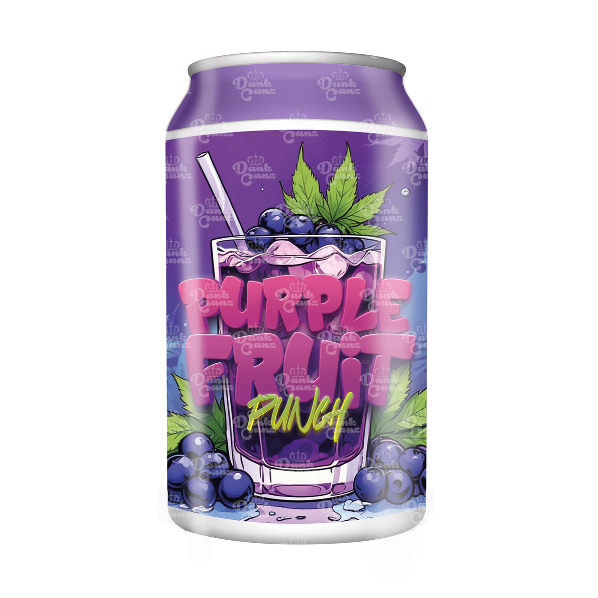 Purple Fruit Punch 3.5g Cali Style Plastic Soda Cans | Cali Packaging ...