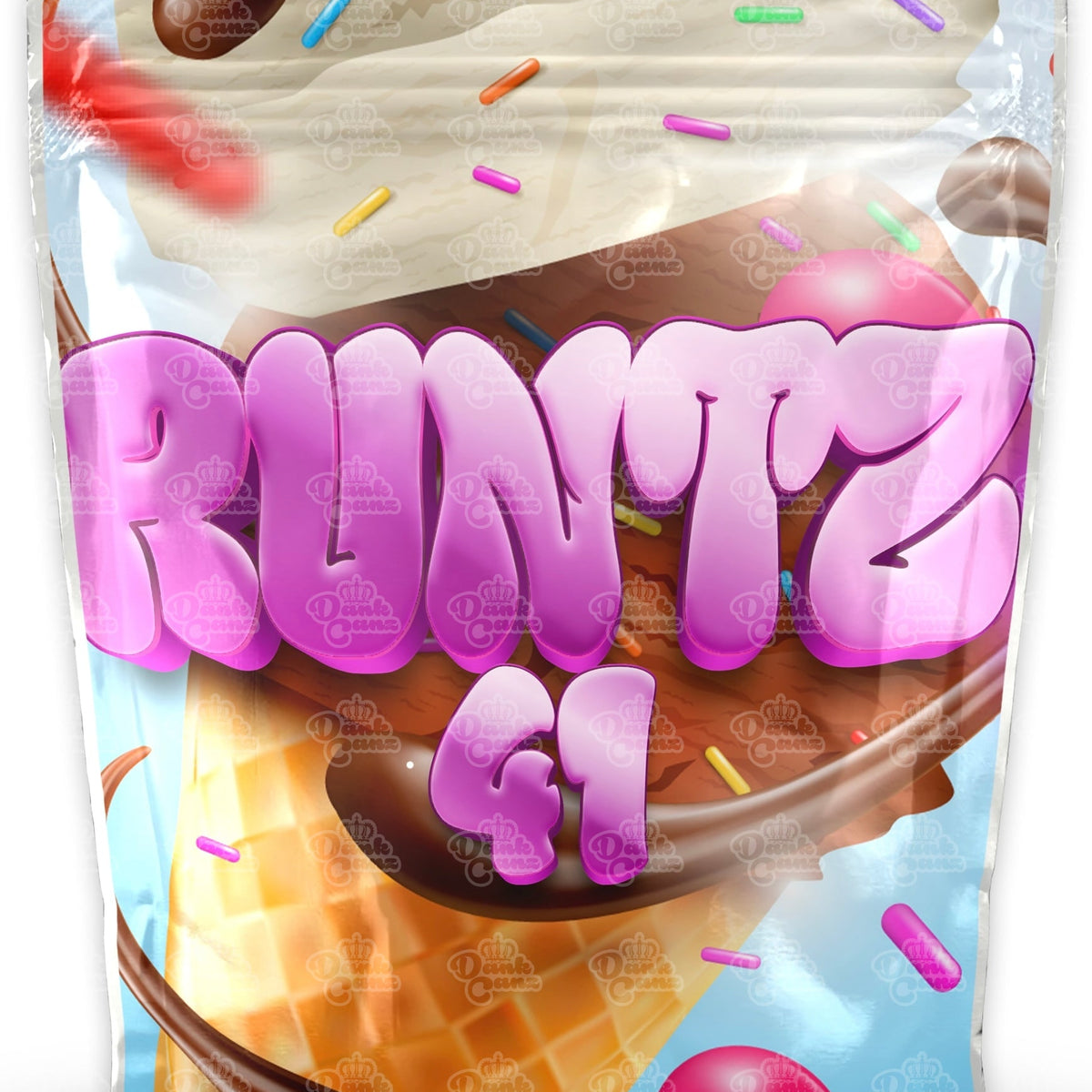 Runtz 41 Mylar Bags | Cali Packs | Empty Packaging Size – DC Packaging