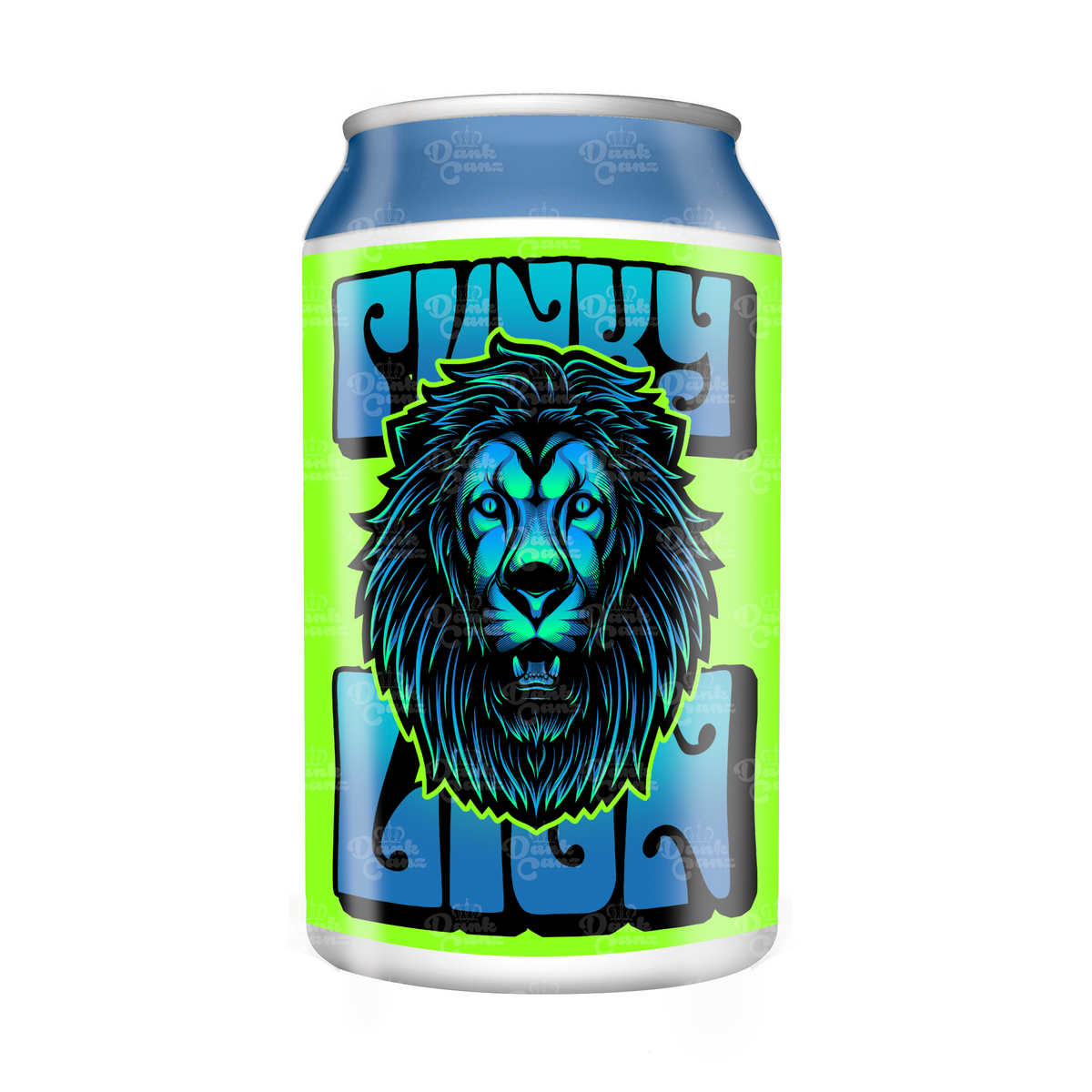 Funky Lion 3.5g Cali Style Plastic Soda Cans | Cali Packaging – DC ...