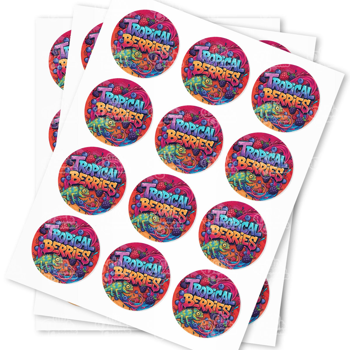 Tropical Berries Strain Stickers | Strain Labels