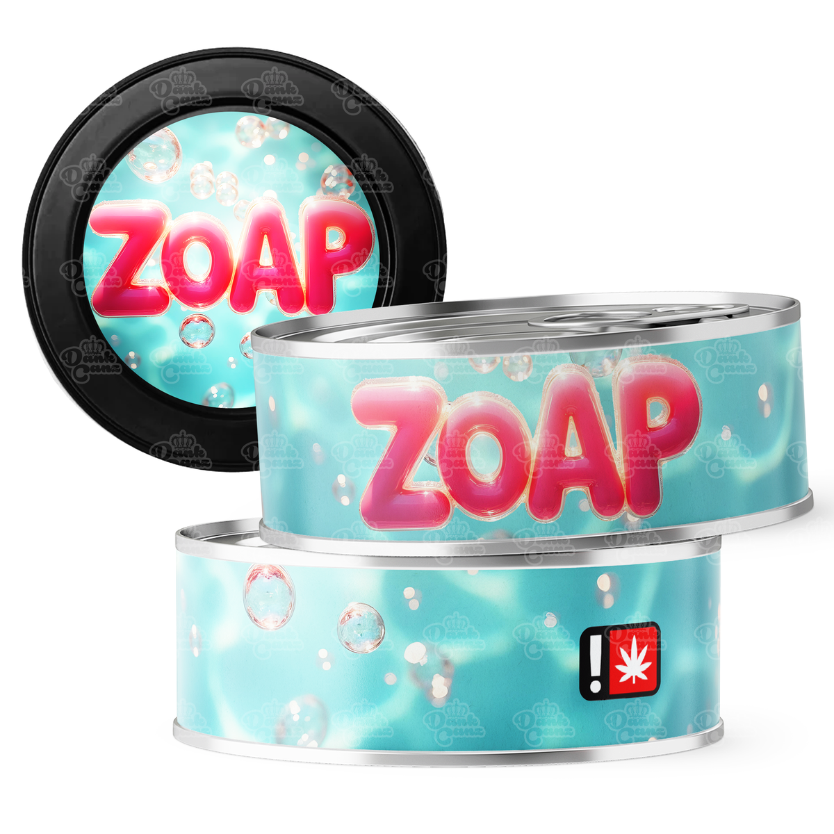 Zoap 3.5g Self Seal Tins - Pressitins - Cali Tins