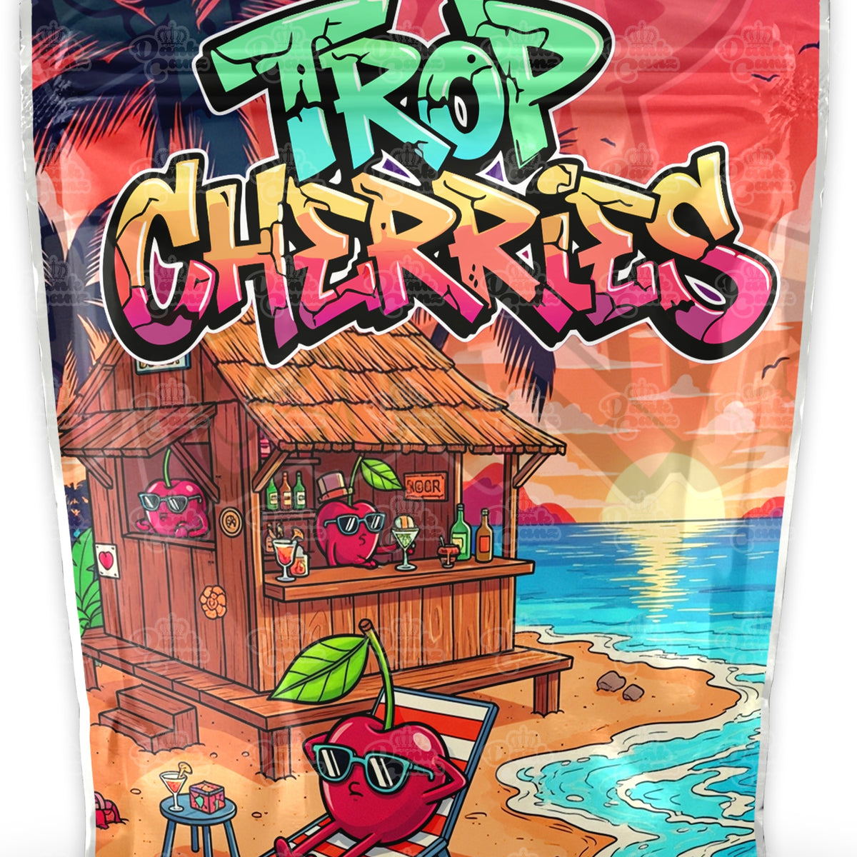 Trop Cherries Mylar Bags | Cali Packs | Empty Packaging Size – DC Packaging