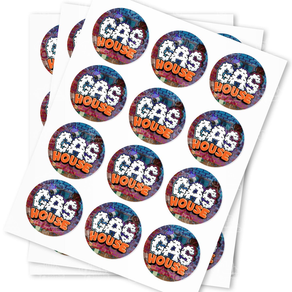 Gas House Strain Stickers