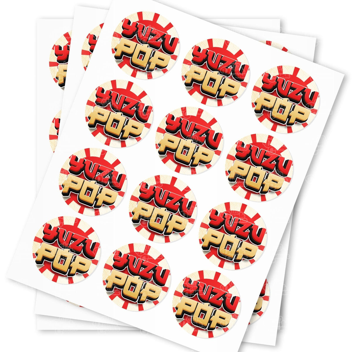 Yuzu Pop Strain Stickers | Premium Custom Stickers – DC Packaging