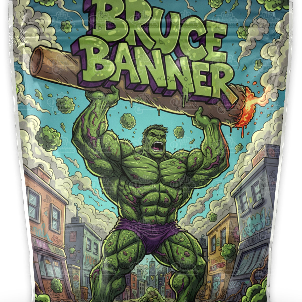 Bruce Banner Mylar Bags | cali packz | Empty Packaging Size