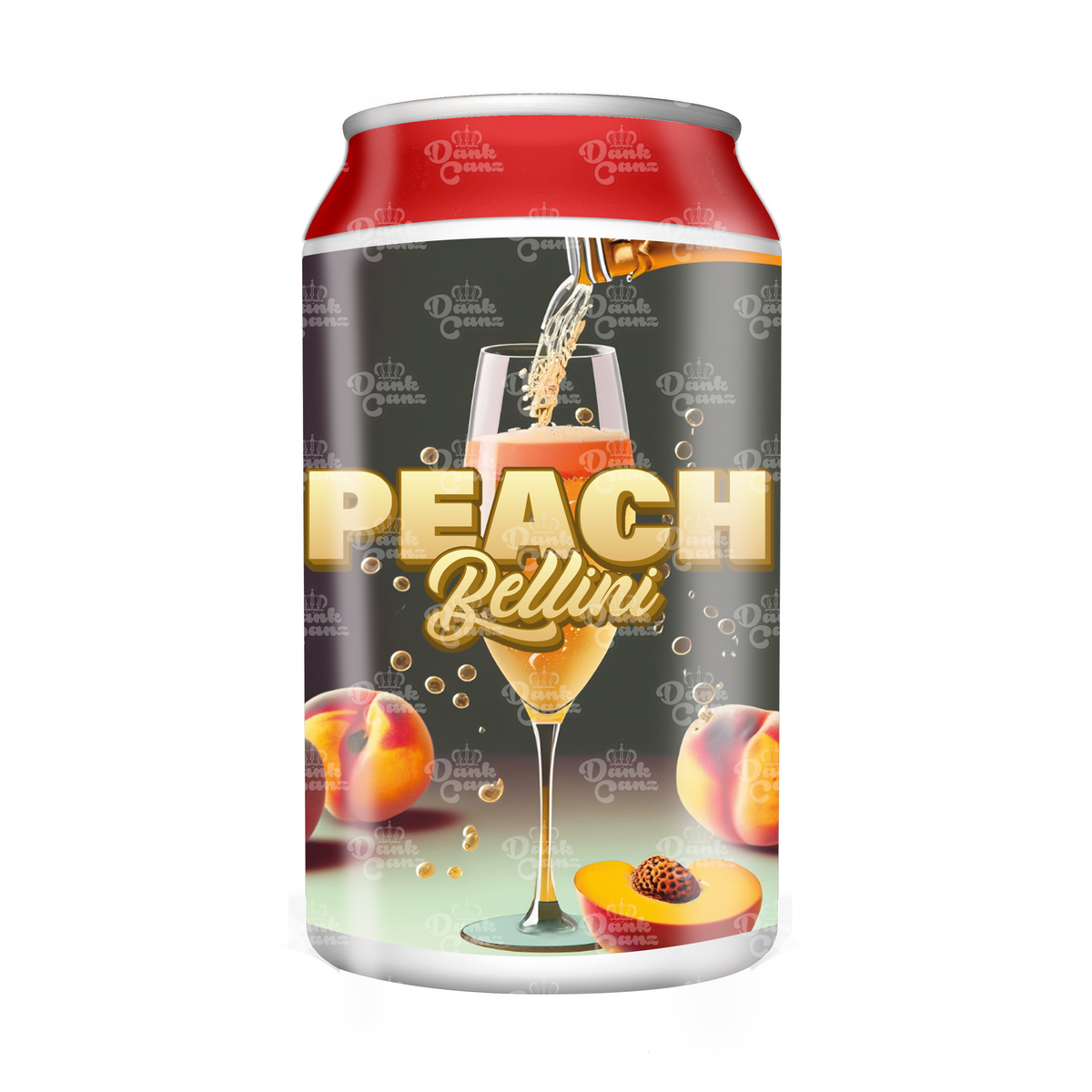 Peach Bellini 3.5g Cali Style Plastic Soda Cans | Cali Packaging – DC ...