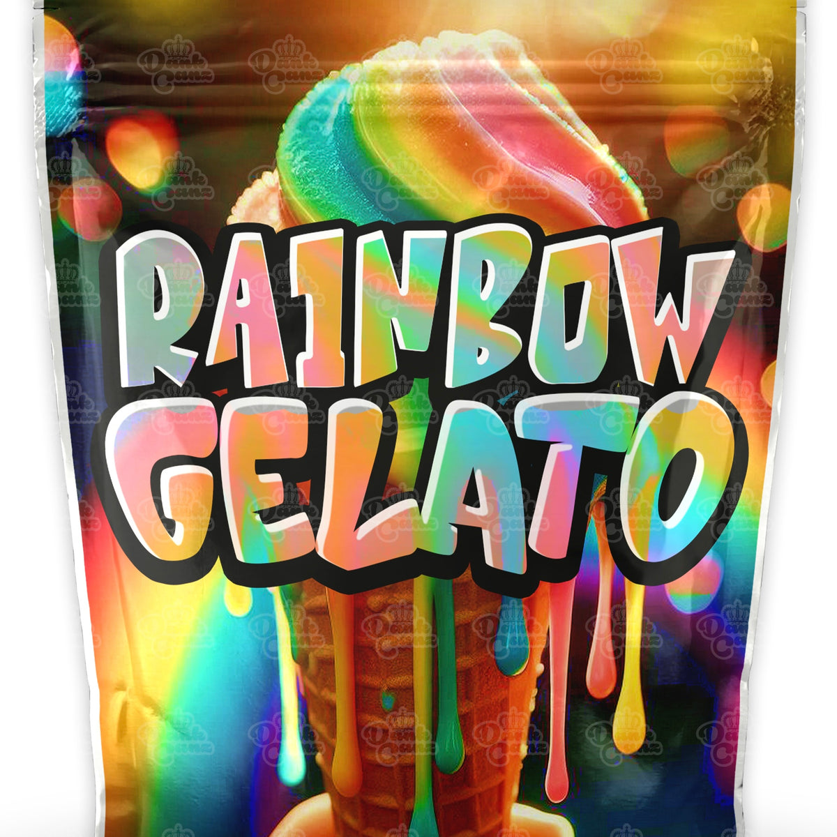 Rainbow Gelato Mylar Bags | Cali Packs | Empty Packaging Size – DC ...