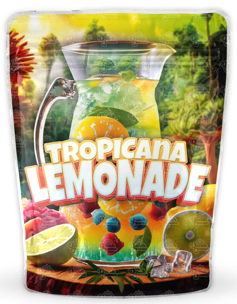 Tropicana Lemonade Mylar Bags | Cali Packs | Empty Packaging Size