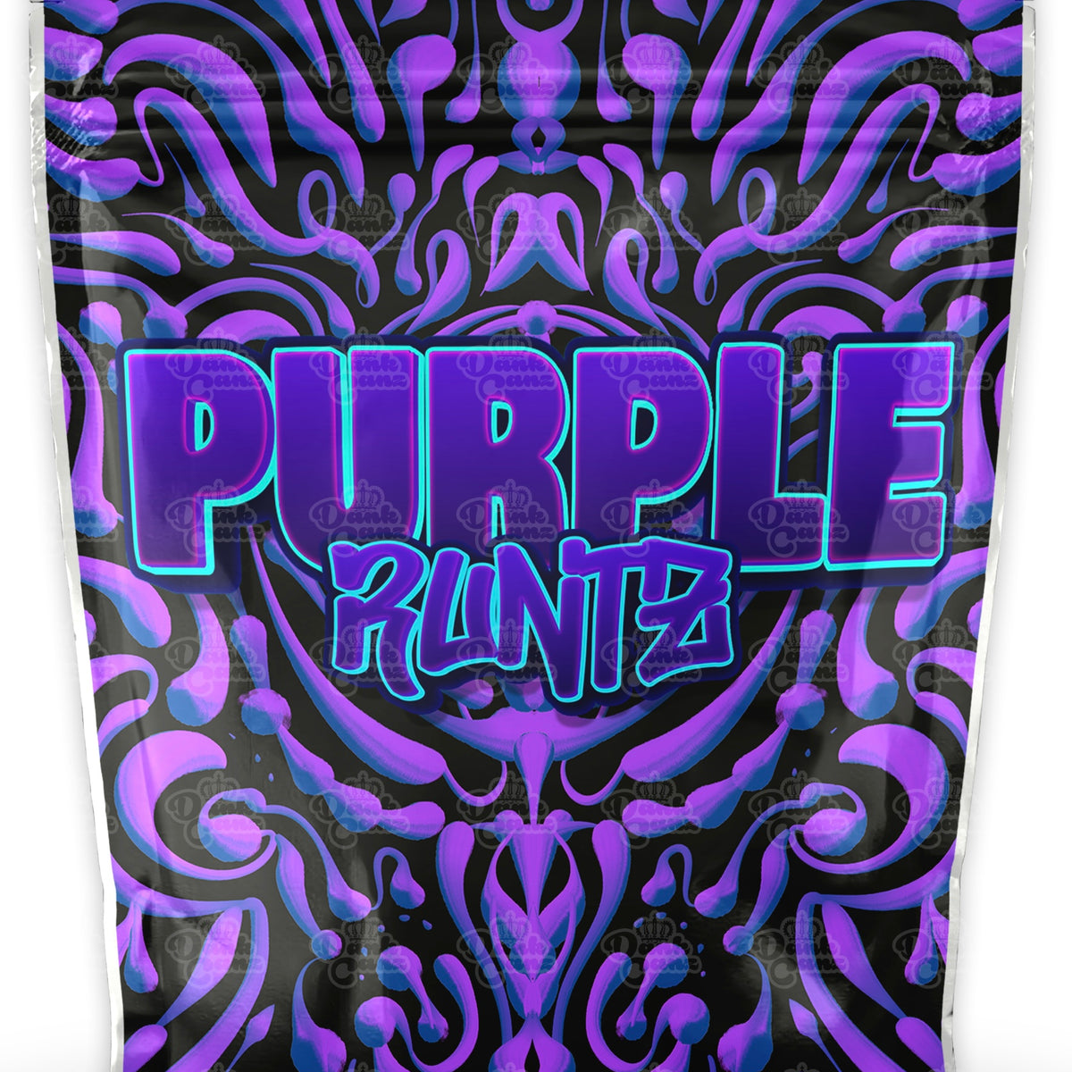 Purple Runtz Mylar Bags | Cali Packs | Empty Packaging Size – DC Packaging