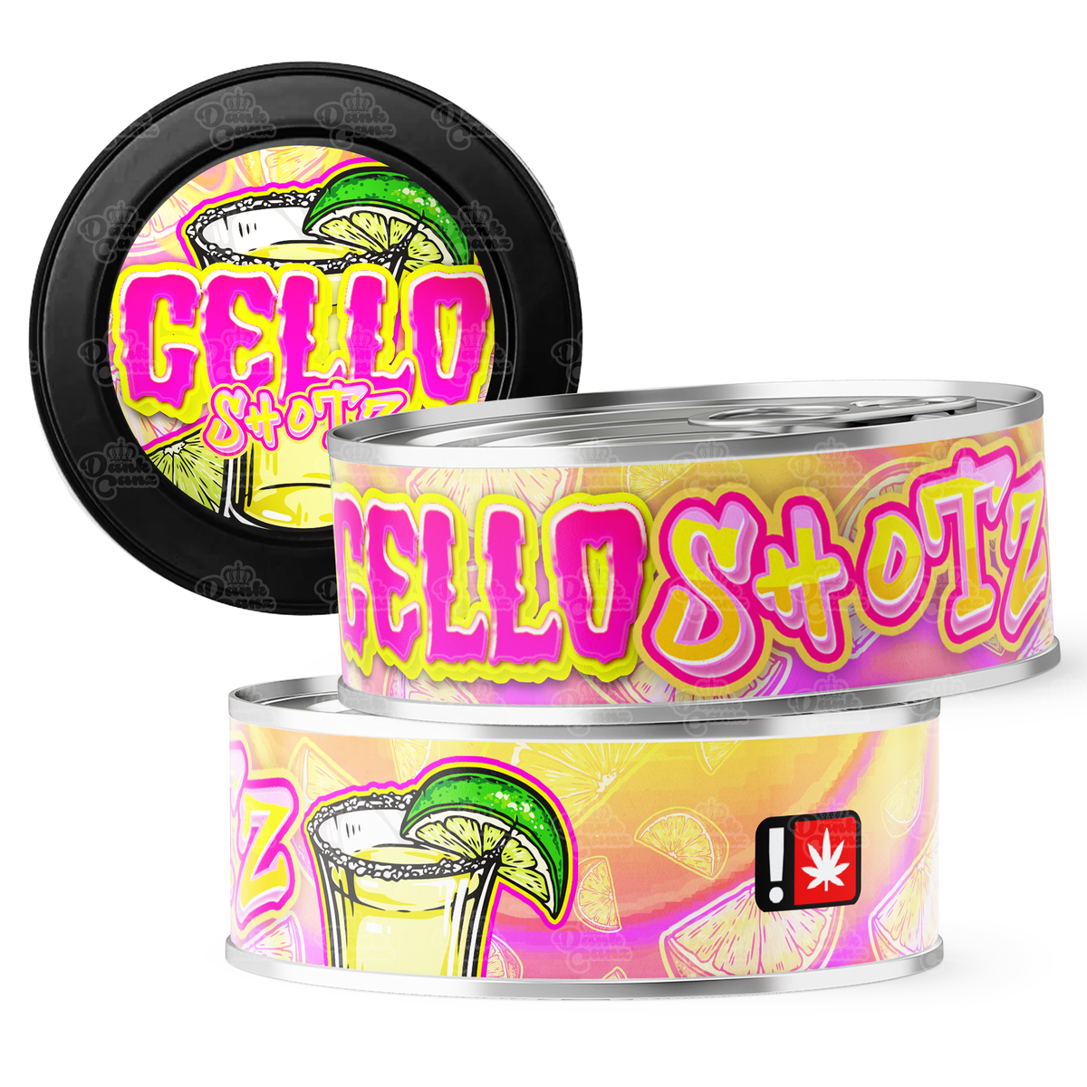 Gello Shotz 3.5g Self Seal Tins - Pressitins - Cali Tins