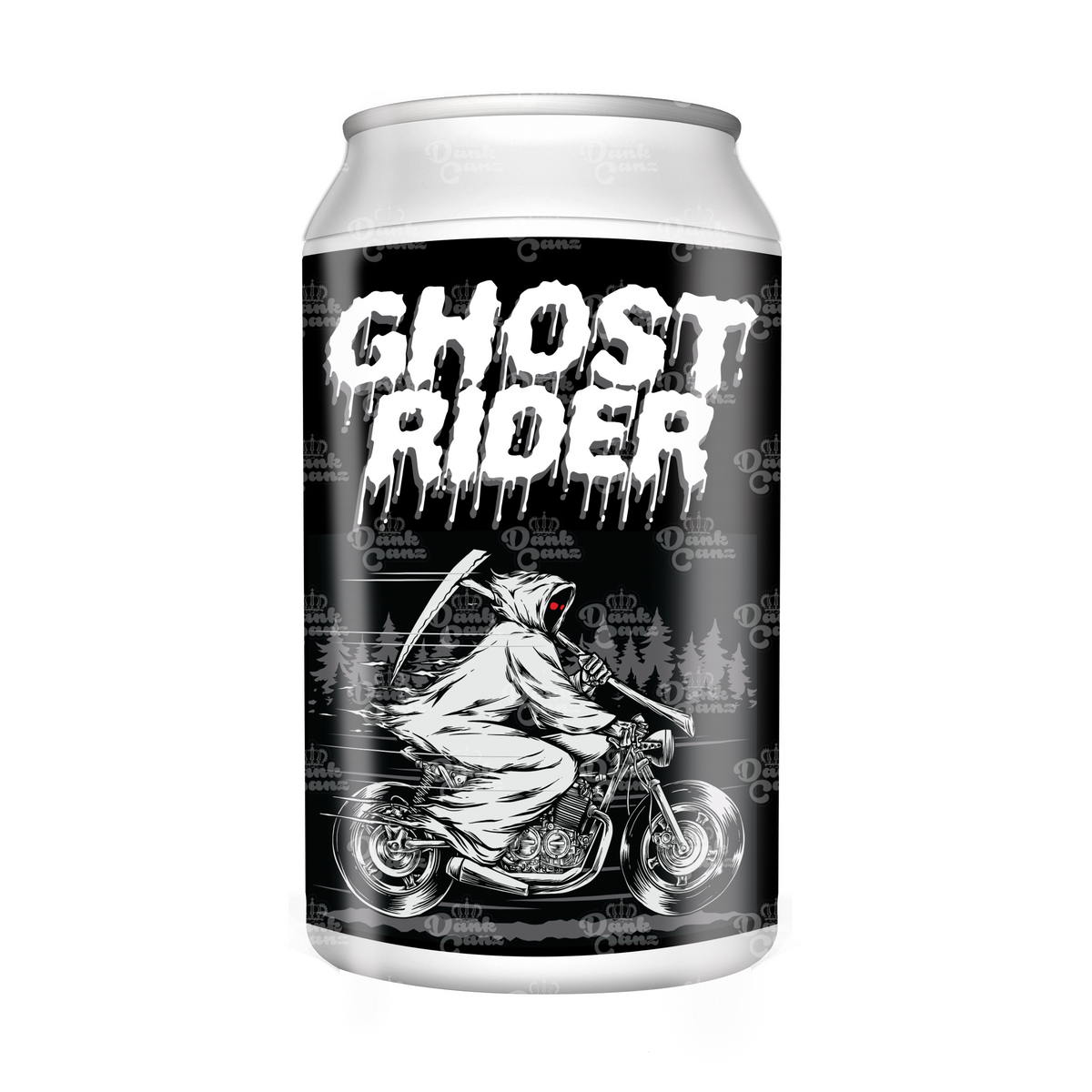Ghost Rider 3.5g Cali Style Plastic Soda Cans | Cali Packaging