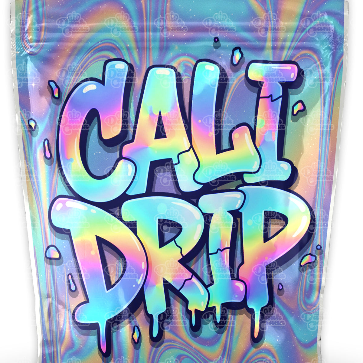 Cali Drip Mylar Bags | cali packz | Empty Packaging Size