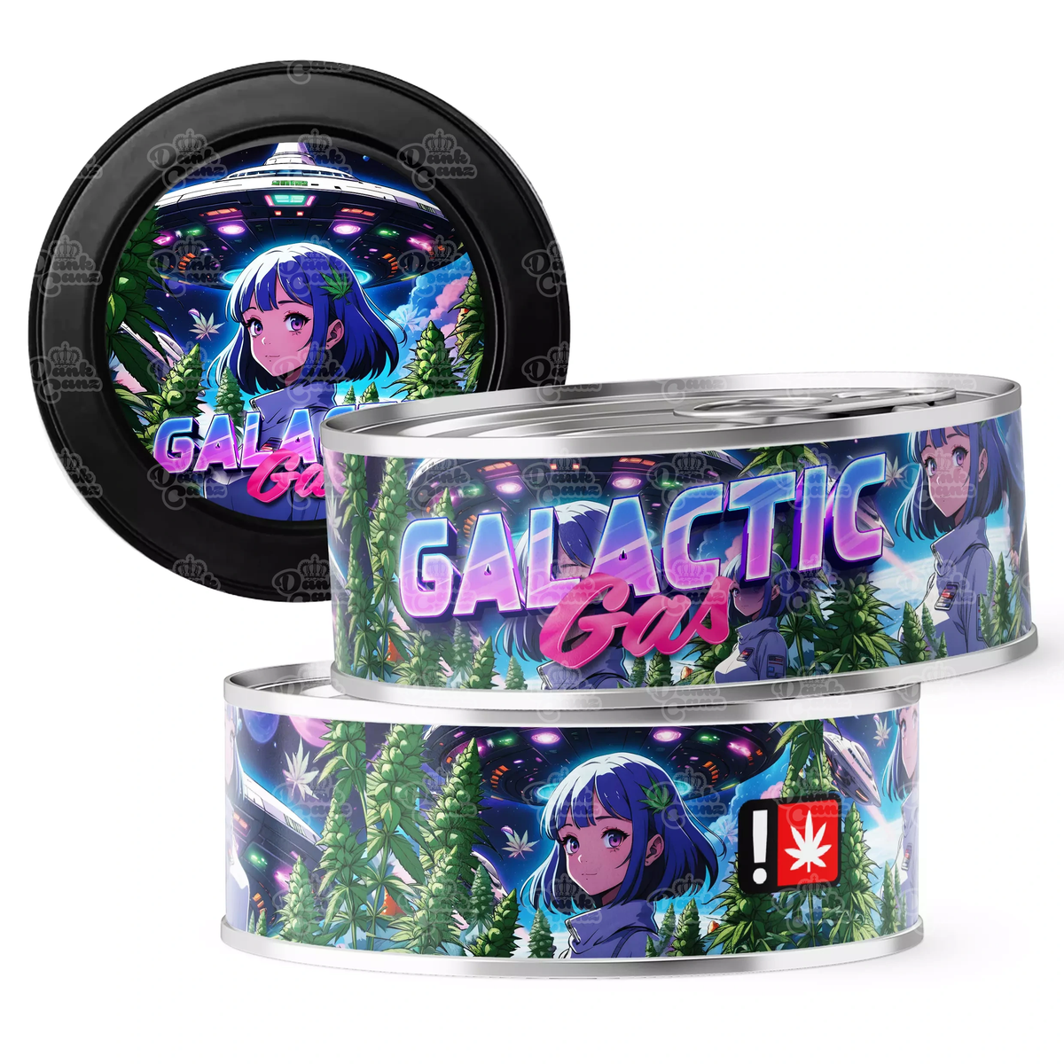 Galactic Gas 3.5g Self Seal Tins - Pressitins - Cali Tins