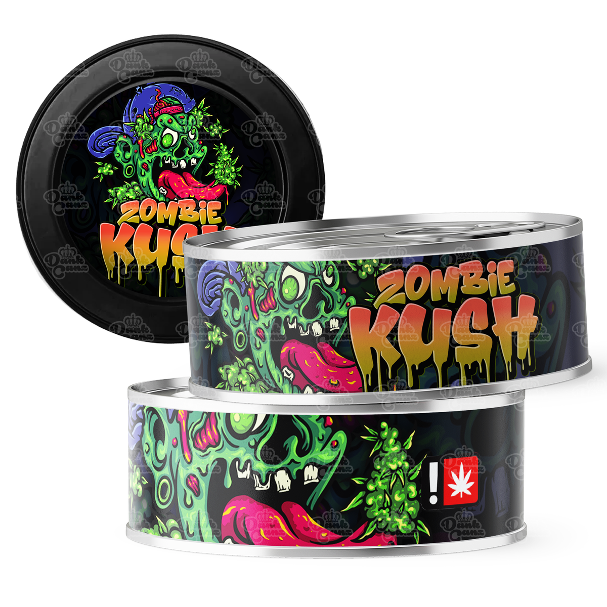 Zombie Kush 3.5g Self Seal Tins - Pressitins - Cali Tins – DC Packaging