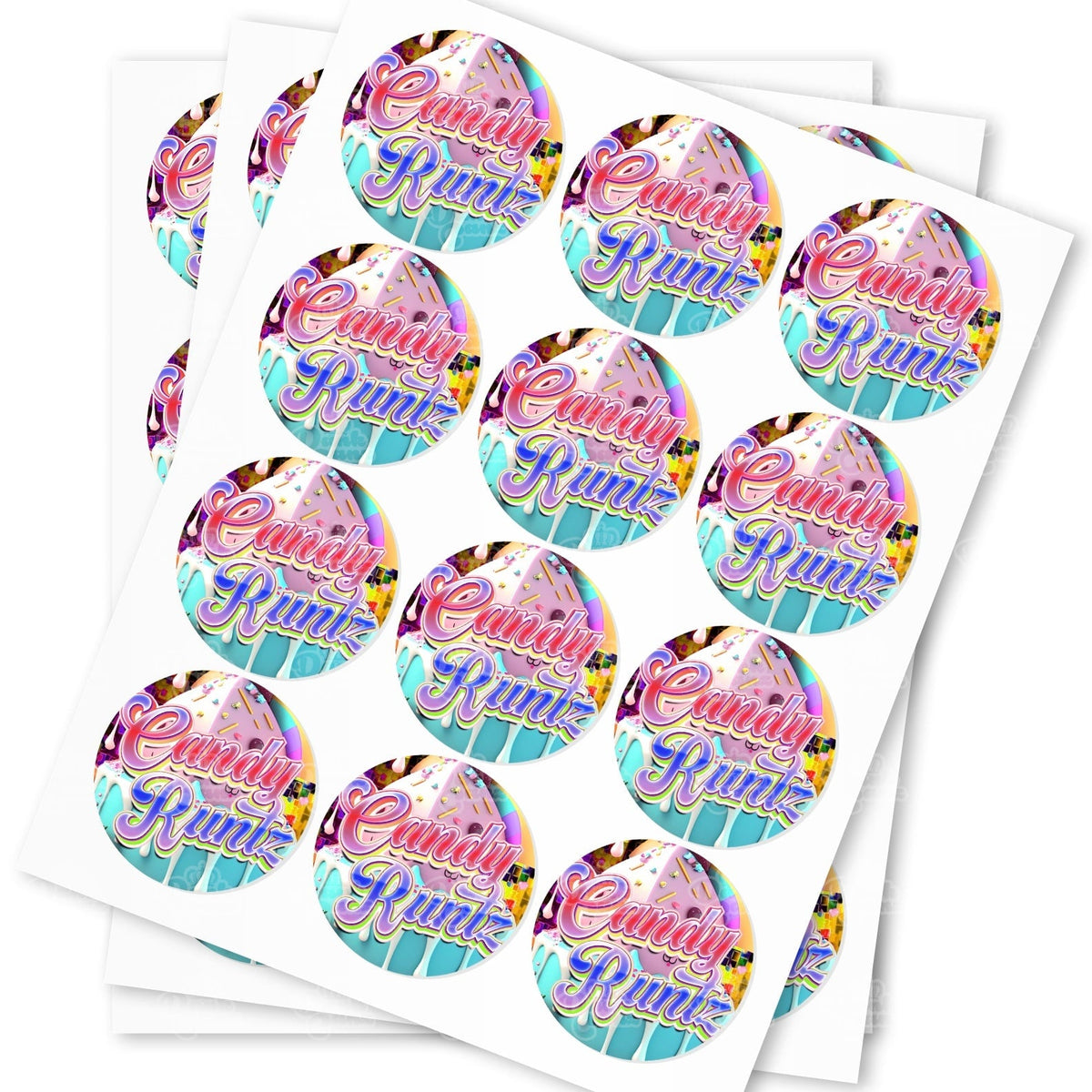 Candy Runtz Strain Stickers | Premium Custom Stickers – DC Packaging