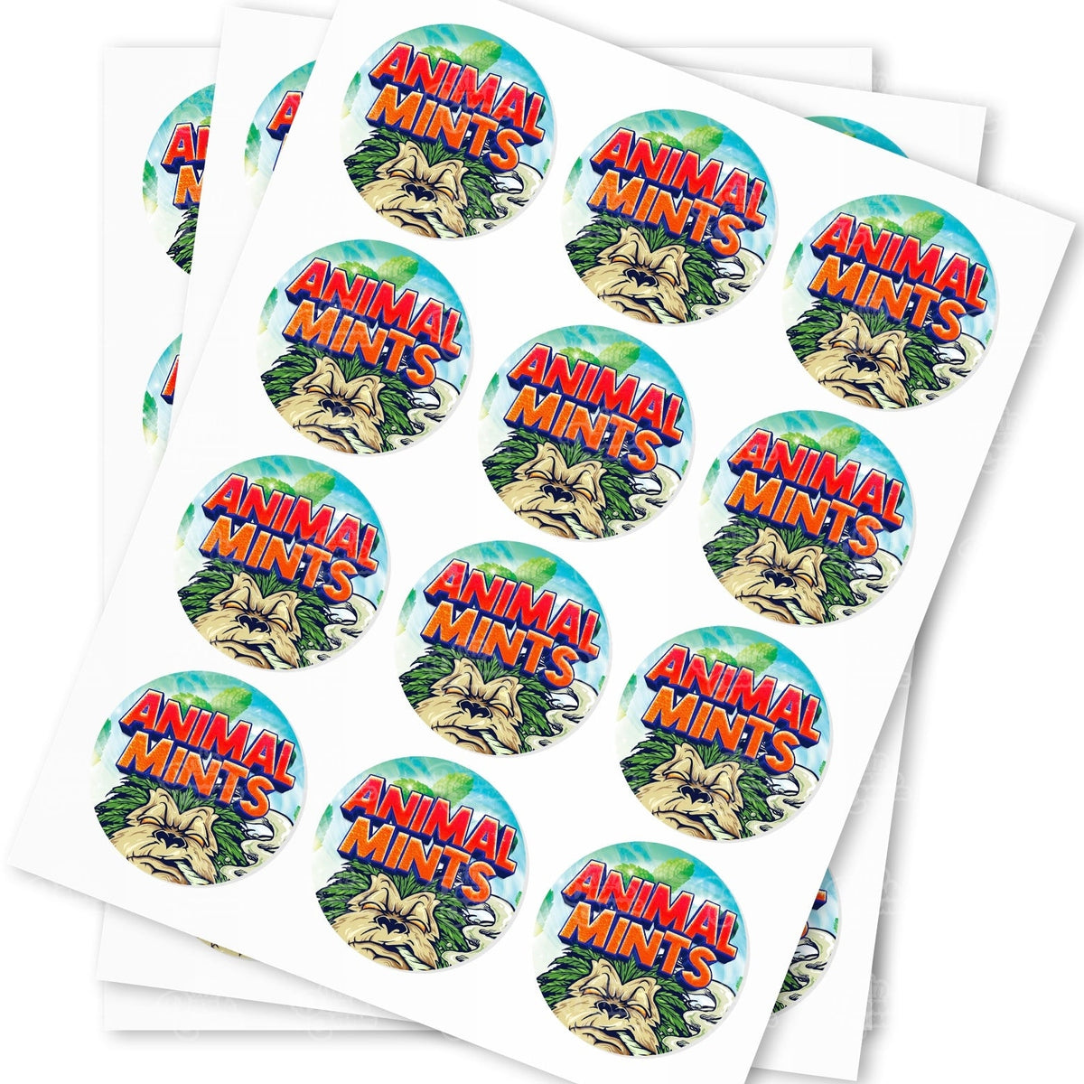Animal Mints Strain Stickers